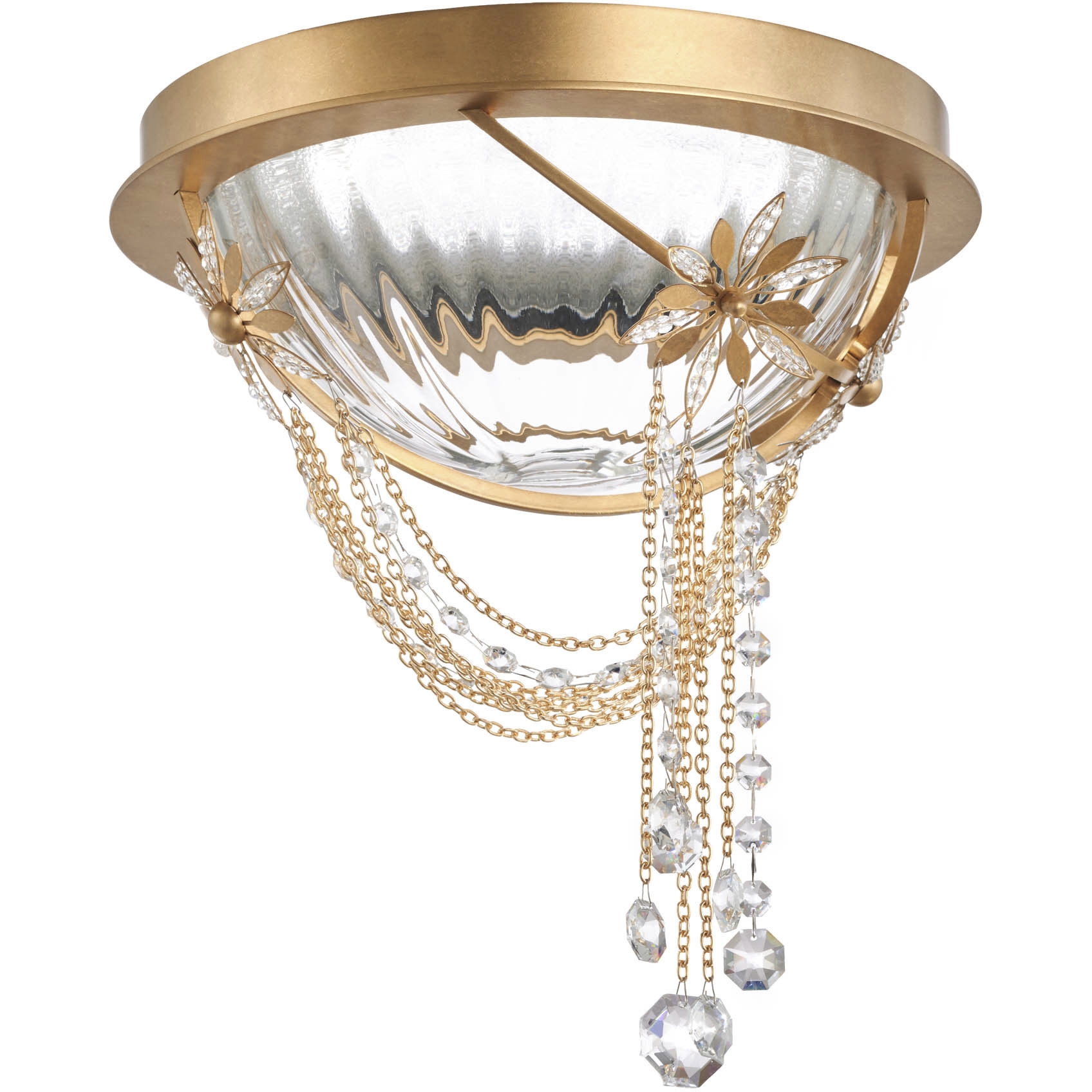 Schonbek SJ7922-22R Forever Revere LED 11.75 inch Heirloom Gold Flush ...