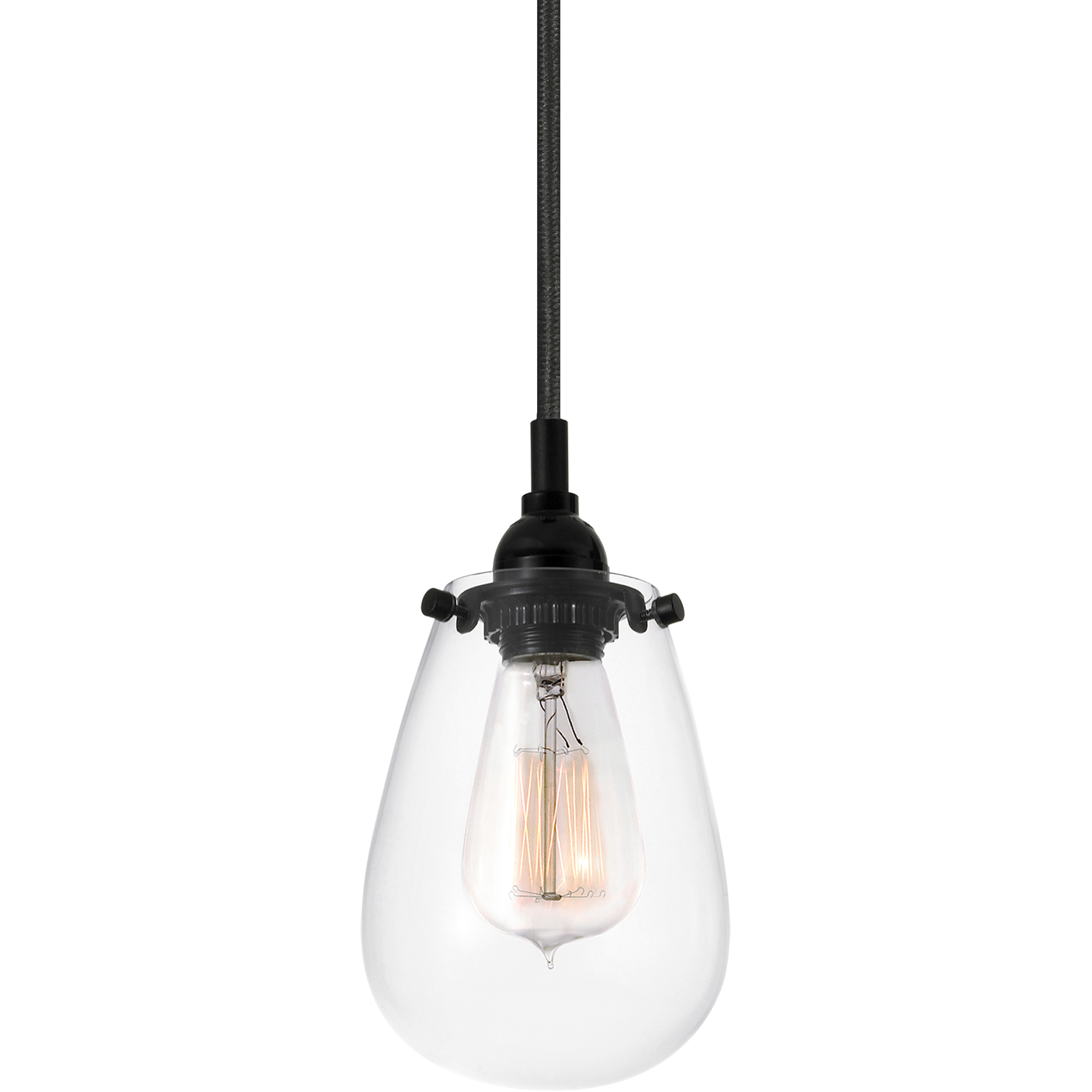 Sonneman Chelsea 1 Light Pendant in Satin Black 4291.25