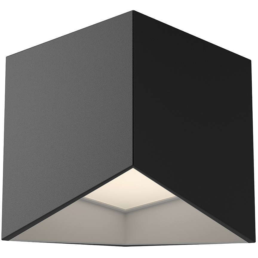 Kuzco Lighting FM31205-BK/WH Cubix LED 5.63 inch Black and White Flush ...