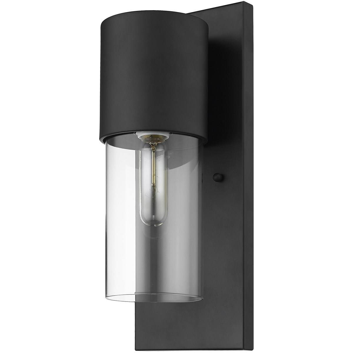 Acclaim Lighting 1511BK/CL Cooper 1 Light 16 inch Matte Black Exterior ...
