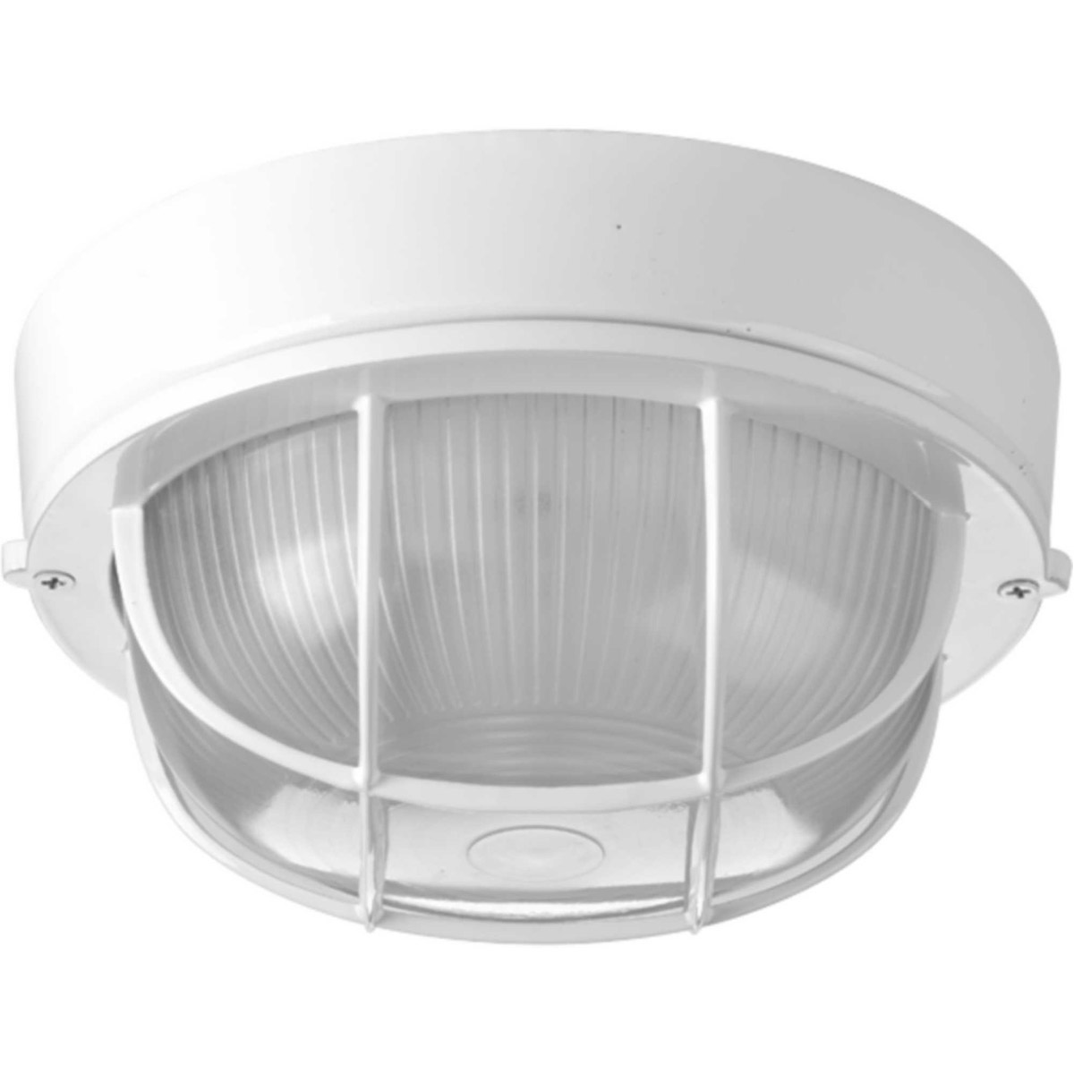 Progress P3709-30 Bulkheads 1 Light 7.88 inch White Outdoor Flush Mount, Ceiling or Wall