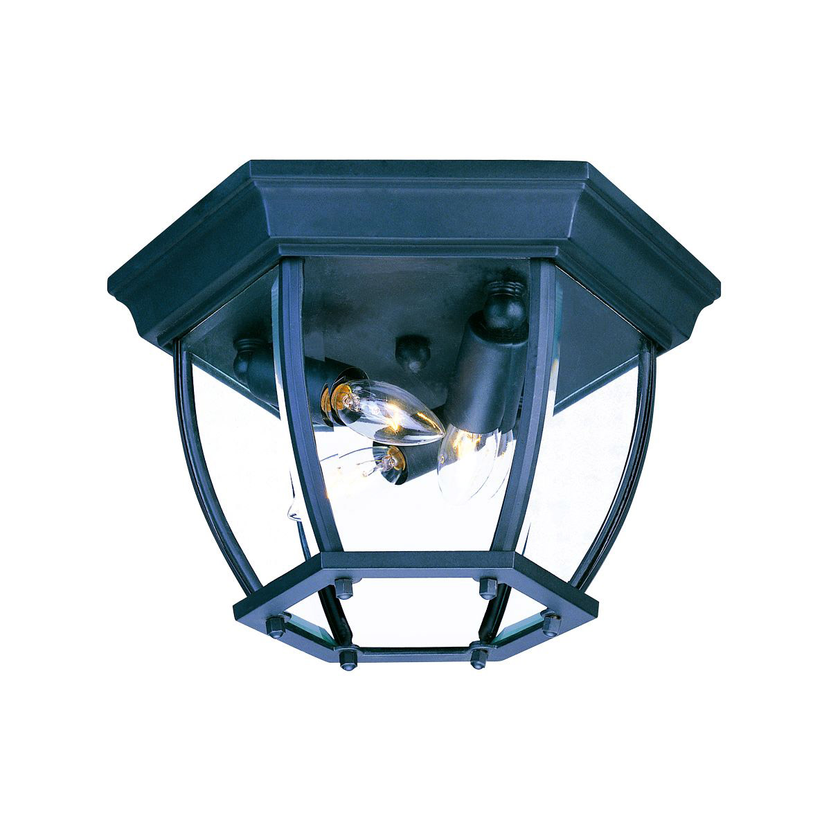Acclaim Lighting 5602BK FM 3 Light 11 inch Matte Black Exterior Flushmount