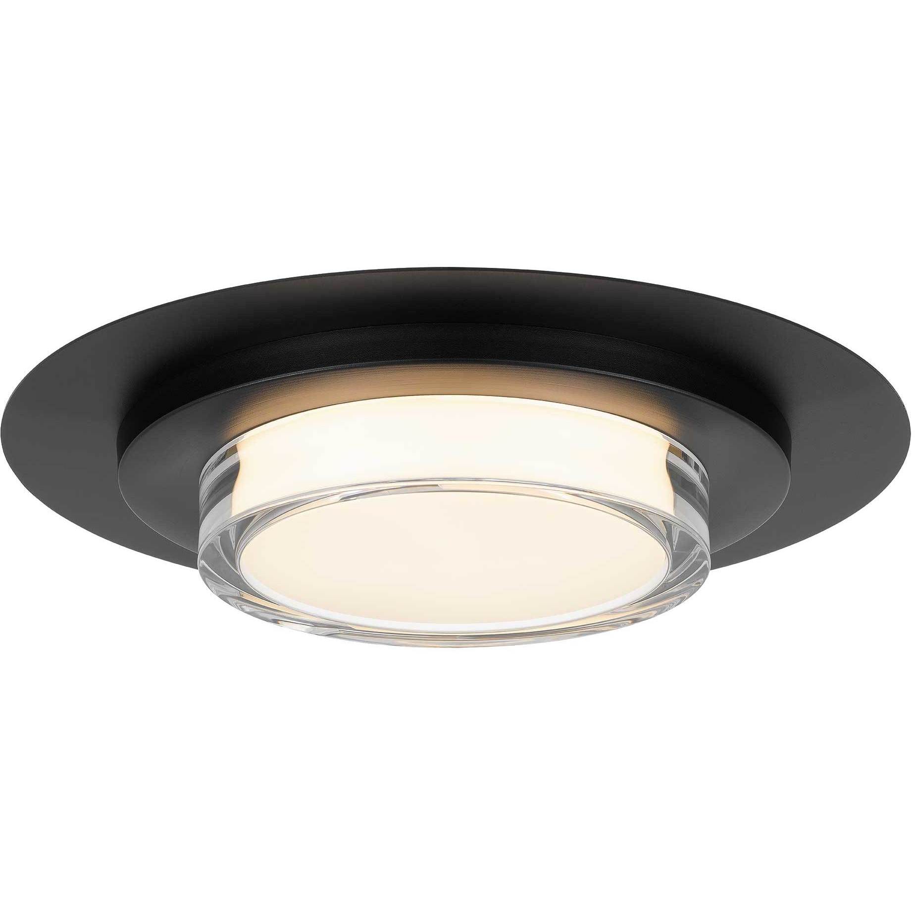 Alteck Lighting AFM0013-3CCT-W-BK Plate LED 16 inch Sand Black Outdoor ...