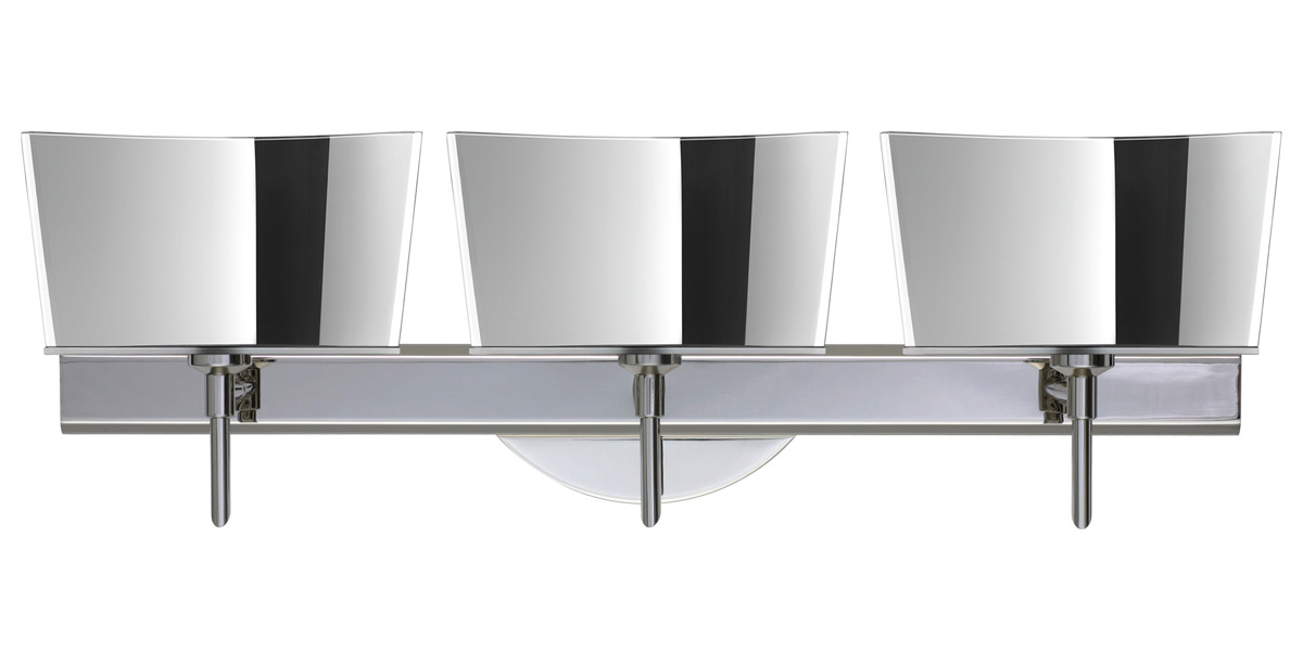 Besa Lighting 3SW-6773MR-SN Groove 3 Light 23 inch Satin Nickel Vanity ...