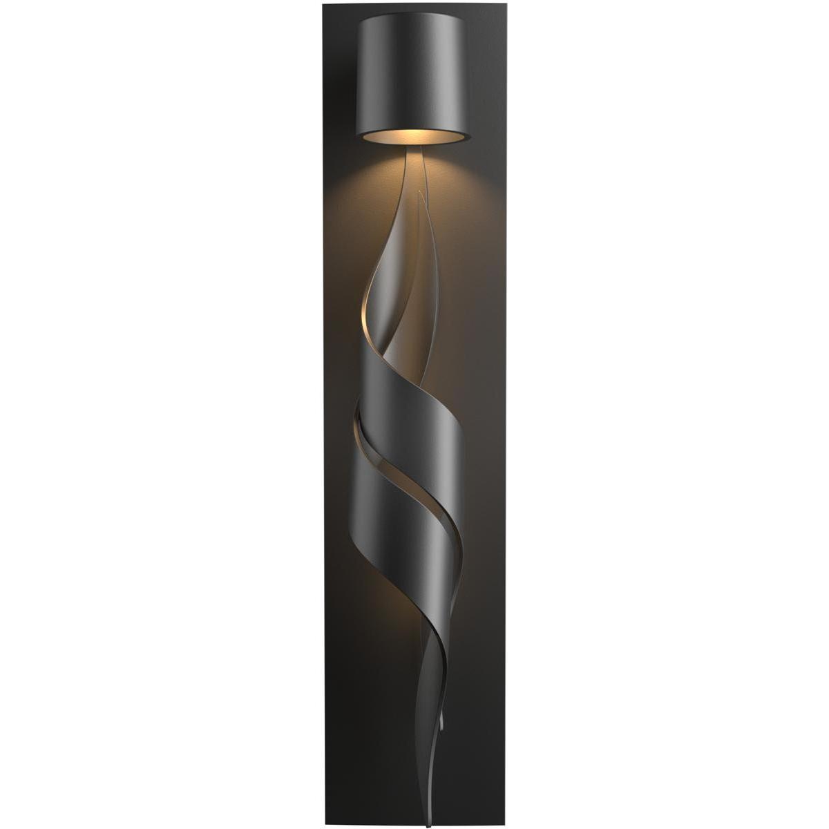 Hubbardton Forge 303090-1004 Flux 1 Light 23.4 inch Coastal Black ...