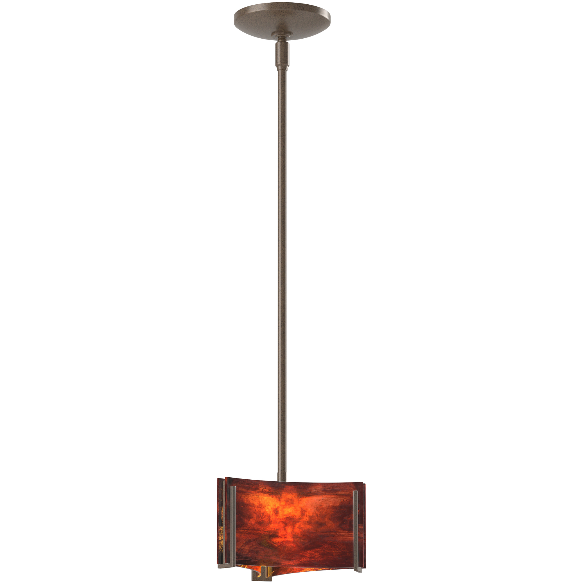 Hubbardton Forge 188100-1140 Exos Delta 1 Light 8 inch Bronze Mini ...