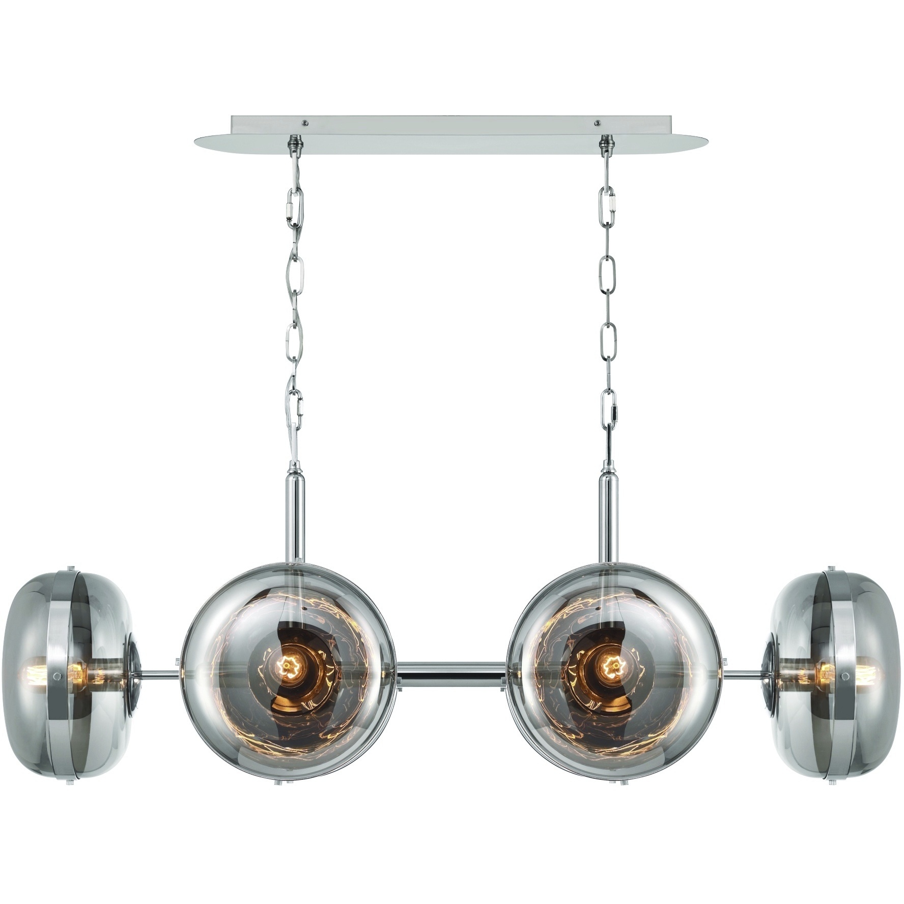 Eurofase 38130-022 Nottingham 6 Light 21 inch Polished Nickel ...