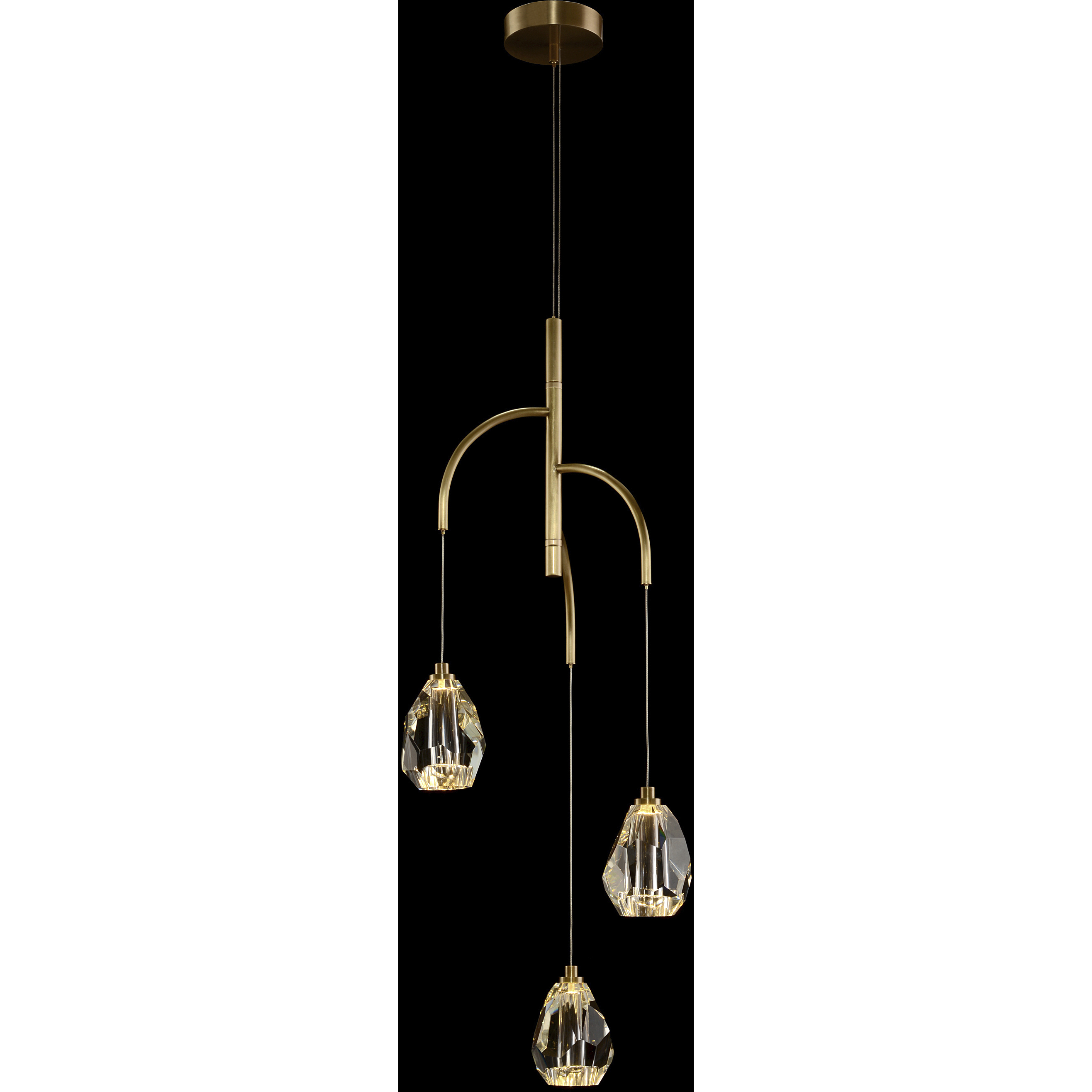 John-Richard AJC-9137 Leah 3 Light Chandelier Ceiling Light