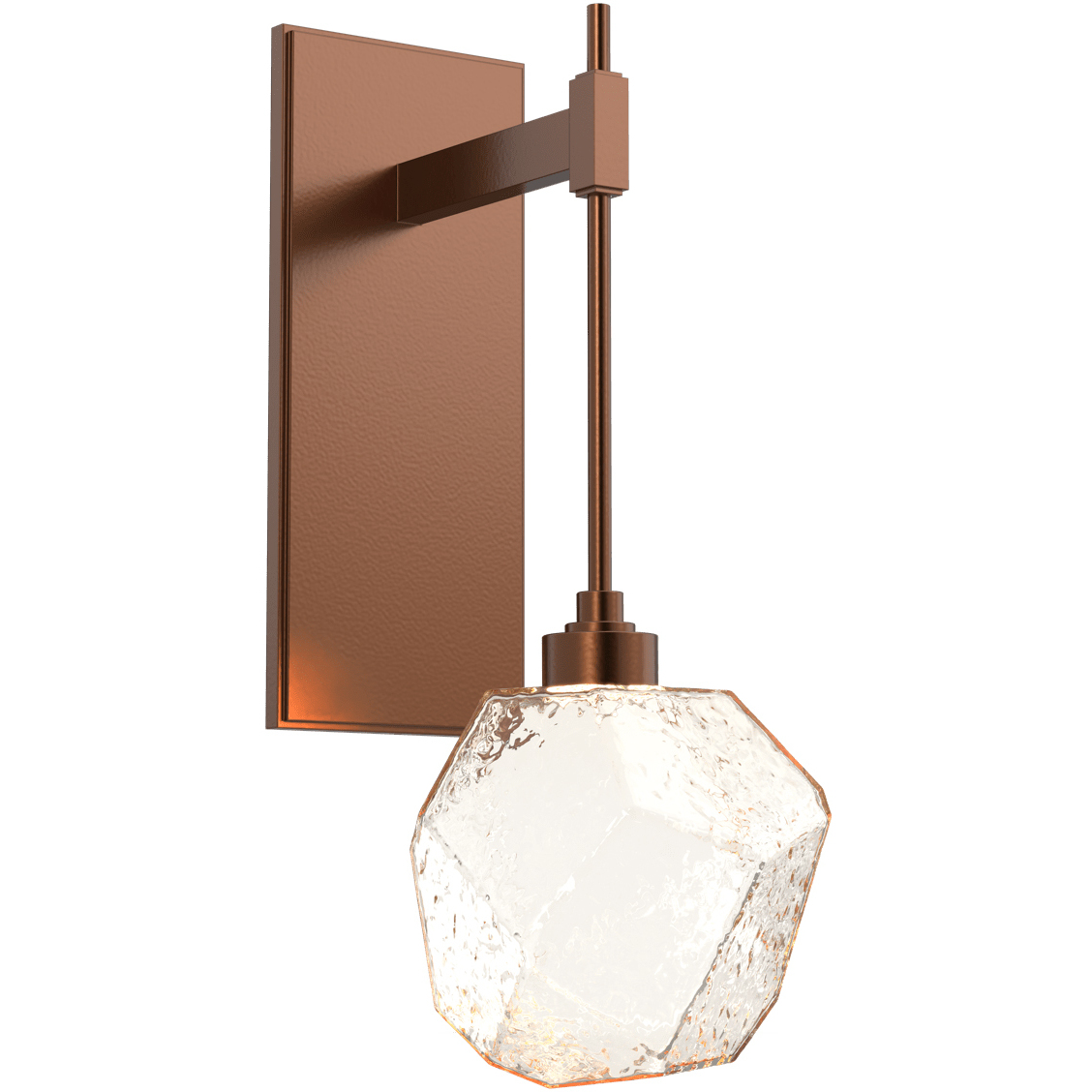 Gem LED 6.3 inch Burnished Bronze Indoor Sconce Wall Light in Amber ...
