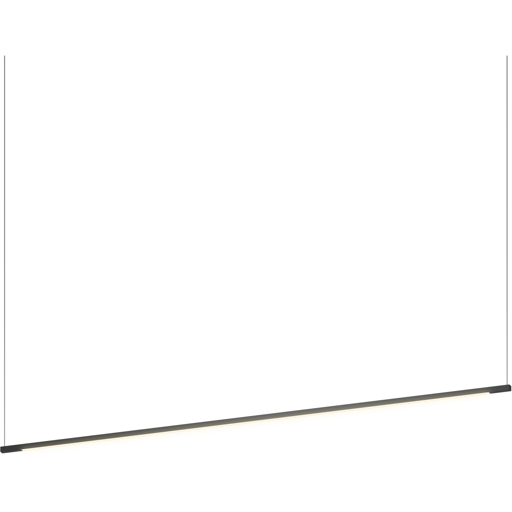 Koncept ZBP-48-L-SW-MTB-CNP Z-Bar LED 0.5 inch Matte Black Pendant ...