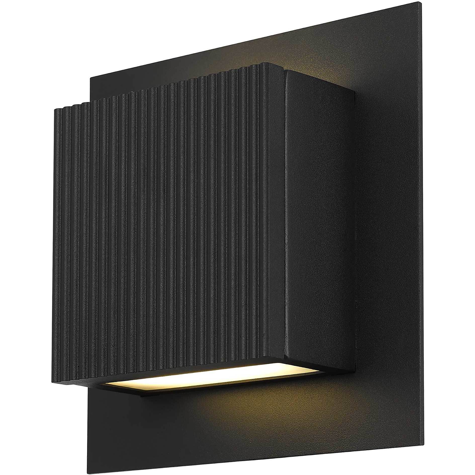 Alteck Lighting AW0060-3CCT-W-BK Miami LED 8 inch Sand Black Outdoor ...