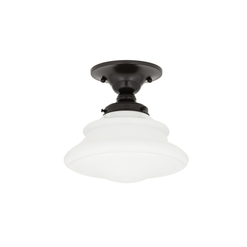 Hudson Valley 3409F-OB Petersburg 1 Light 9.5 inch Old Bronze Semi ...