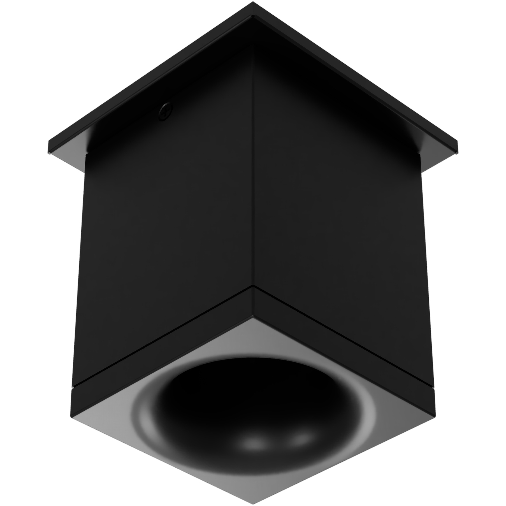 WAC Lighting C4ST-FCS-PBK Zoron LED 3.63 inch Arc Black Outdoor Ceiling ...