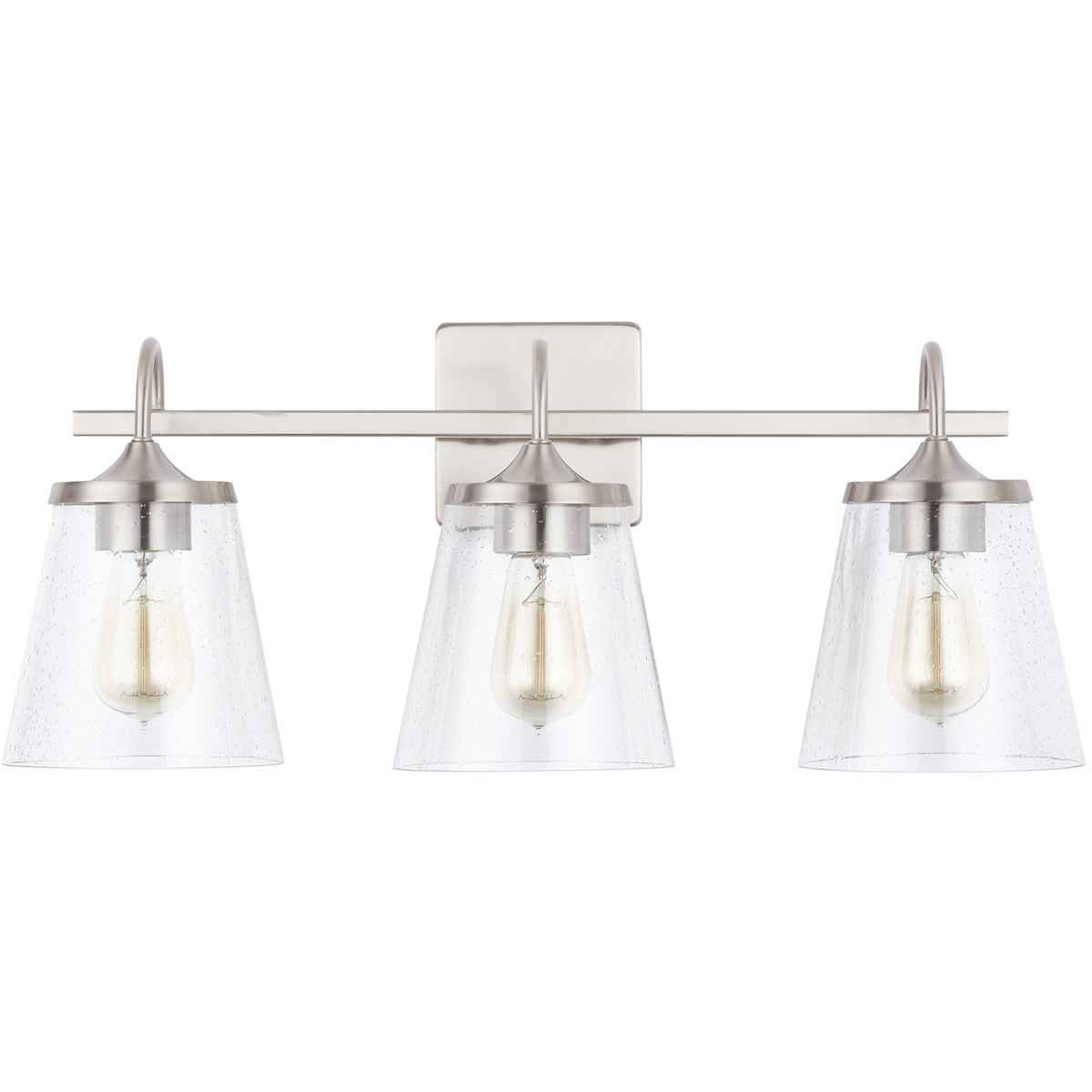 Capital Lighting 139132BN-496 Jayne 3 Light 24.25 inch Brushed Nickel ...