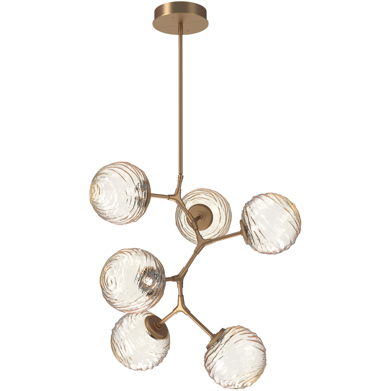 Hammerton Studio CHB0092-VA-NB-A-001-L3 Gaia LED 30 inch Novel Brass ...