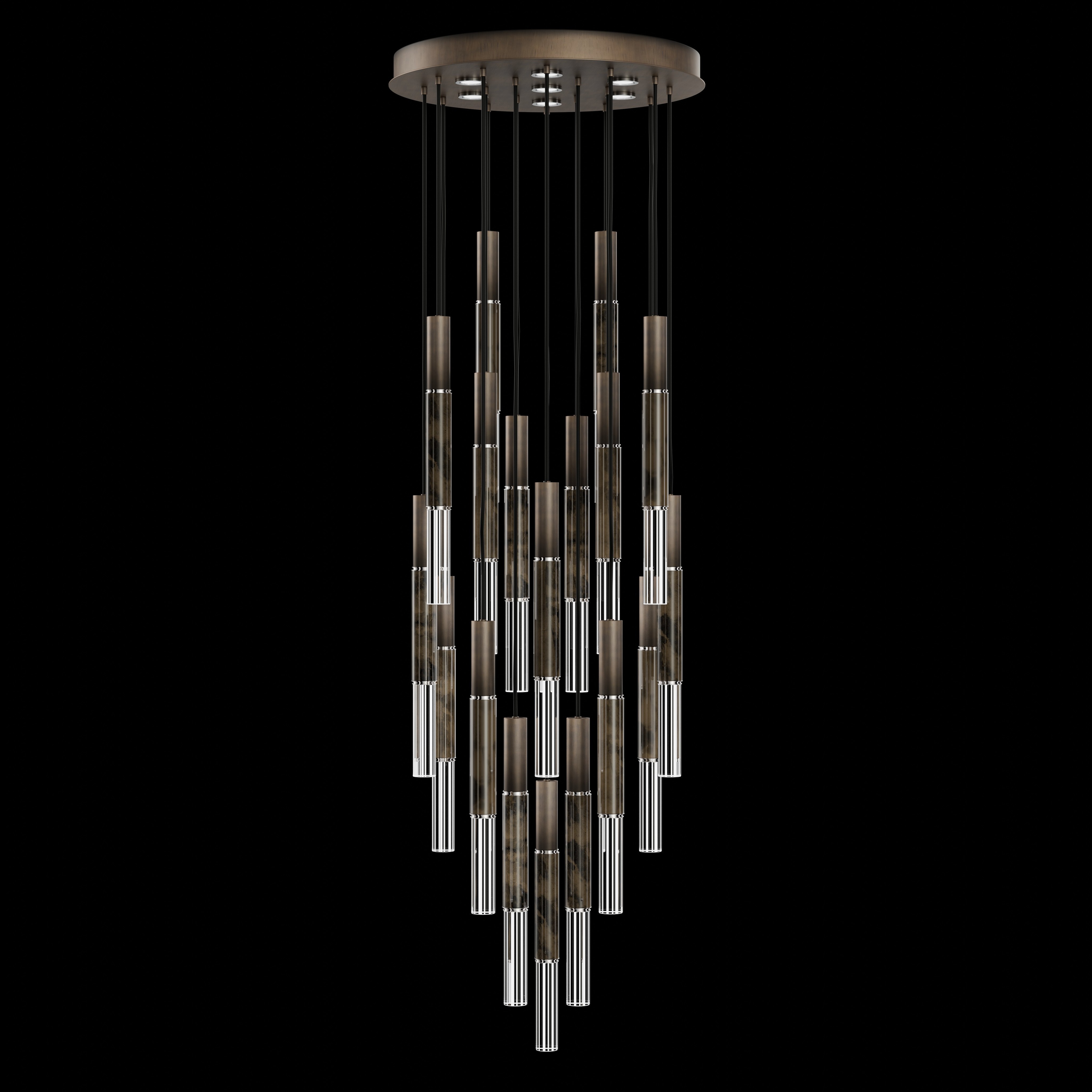 Antonia 25 Light 31 inch Bronze Pendant Ceiling Light