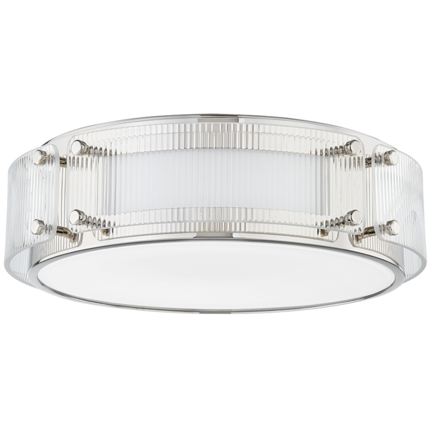 Clifford LED 14 inch Polished Nickel Flush Mount Ceiling Light