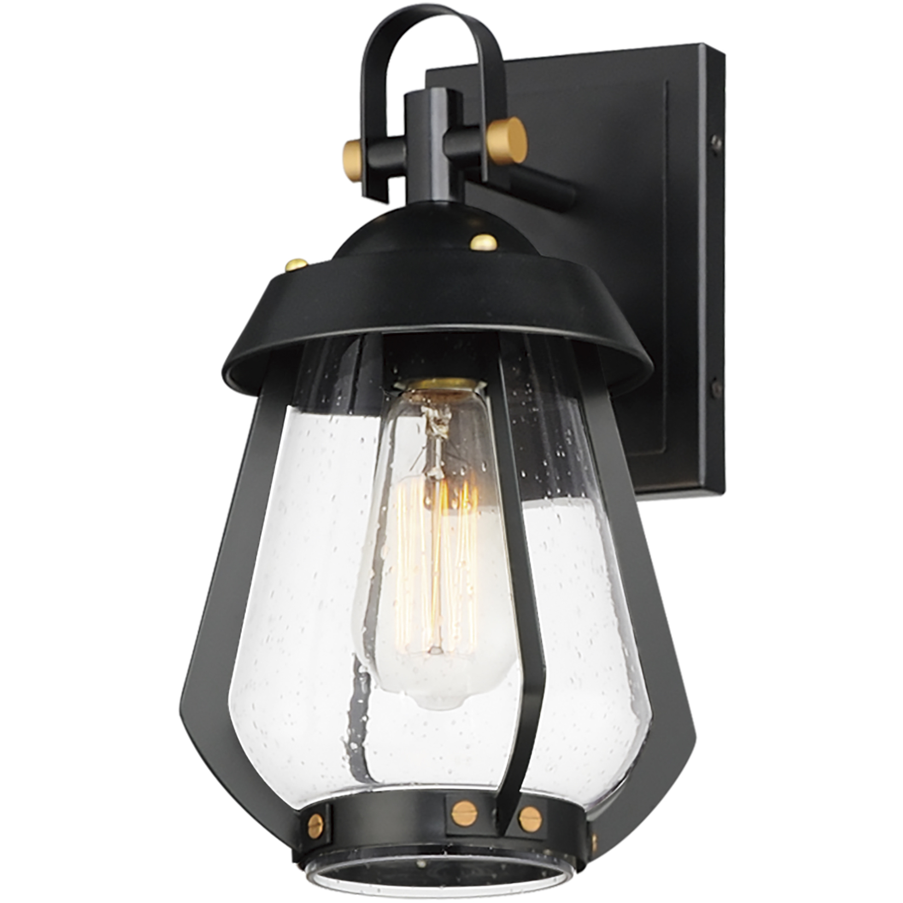 Maxim Lighting 30620CDBKAB Mariner 1 Light 12.75 inch Black with ...