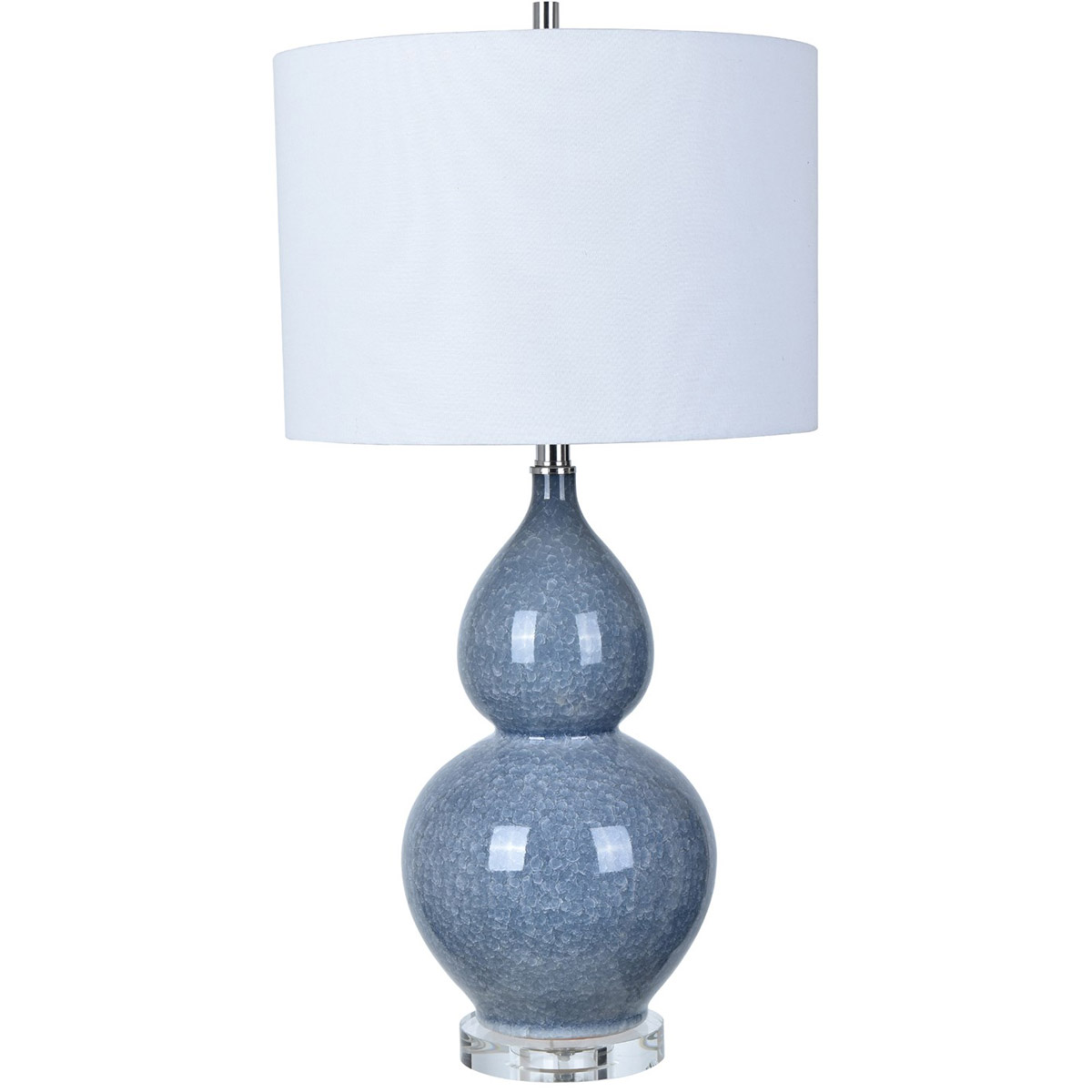 Crestview Collection CVAP2017 Vincent 30 inch 150 watt Blue Table Lamp ...