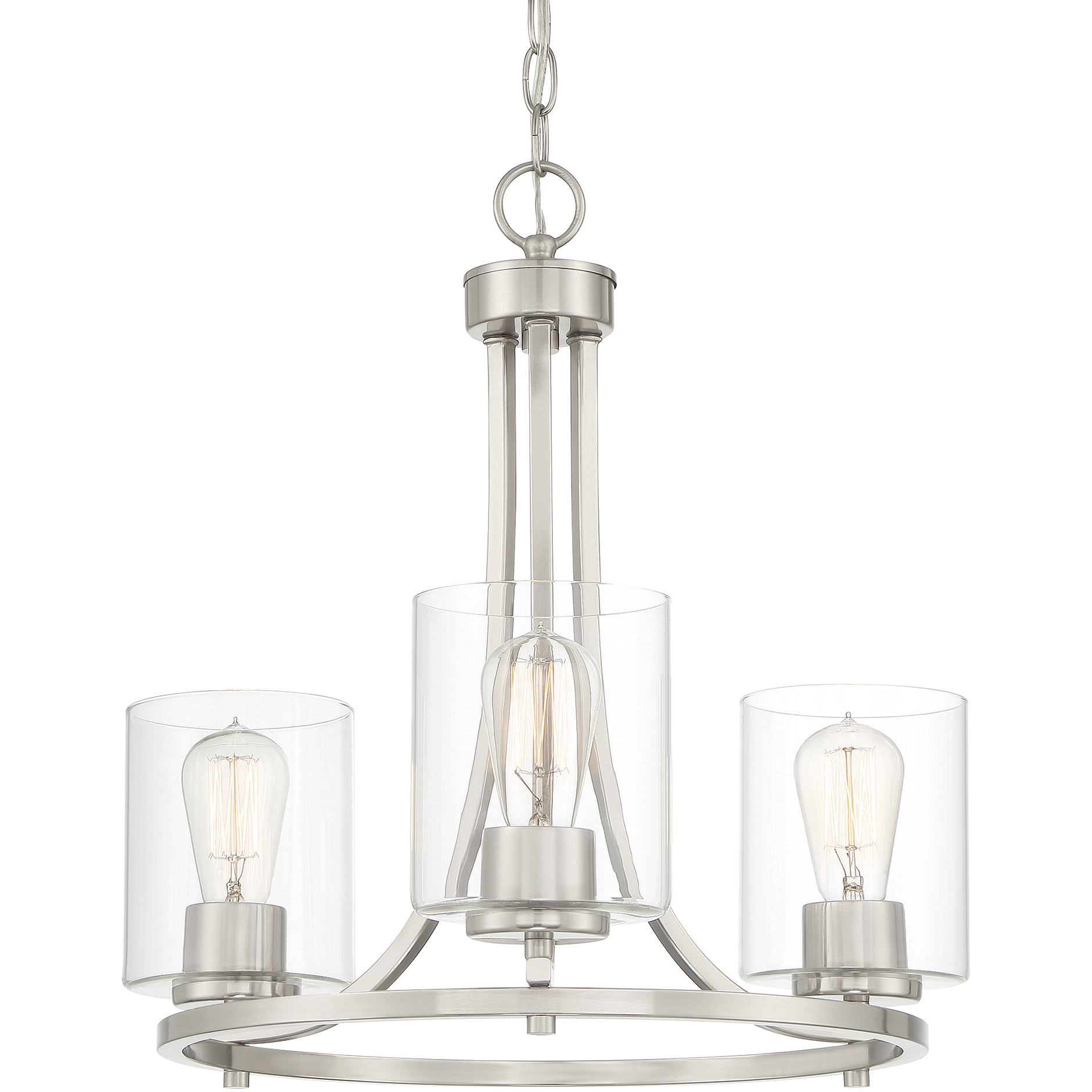 Designers Fountain 93083-SP Liam 3 Light 20 inch Satin Platinum ...