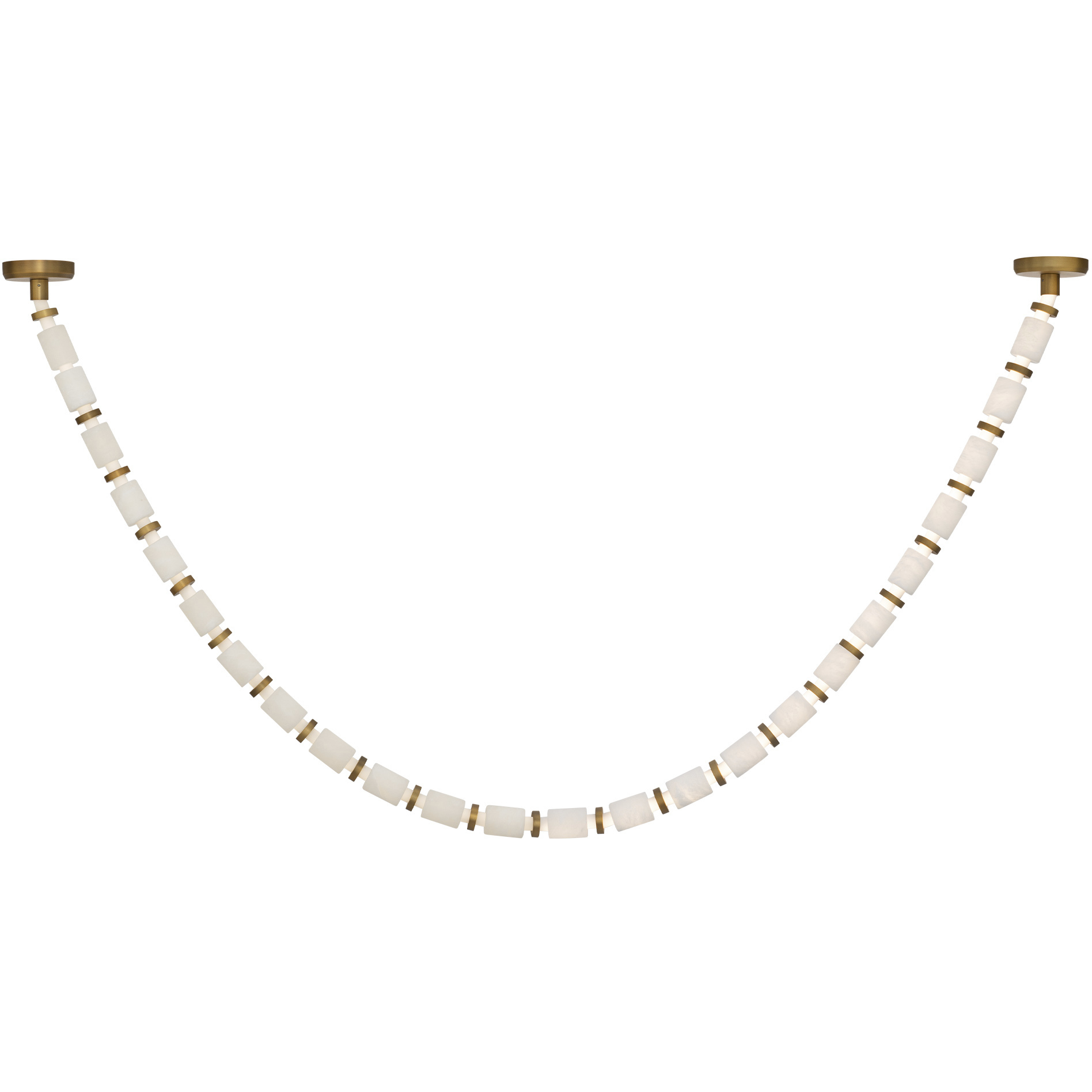 Modern Forms PD-62424RE-30-AB Entice 24 Light 2 inch Aged Brass Pendant ...