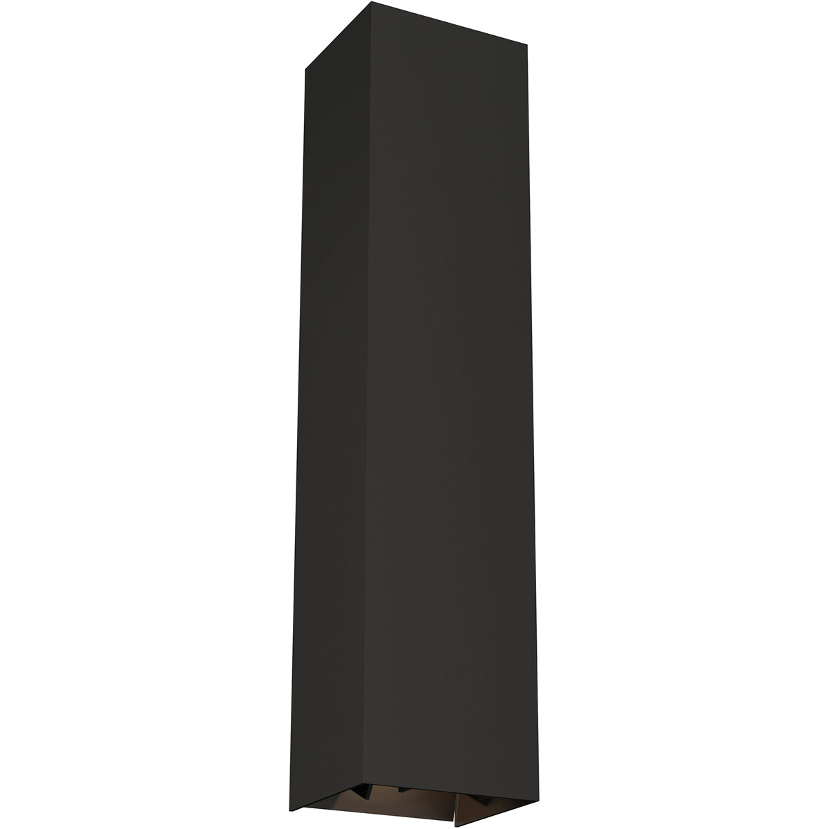 Vex LED 20 inch Black Outdoor Wall Light in Uplight/Downlight ...