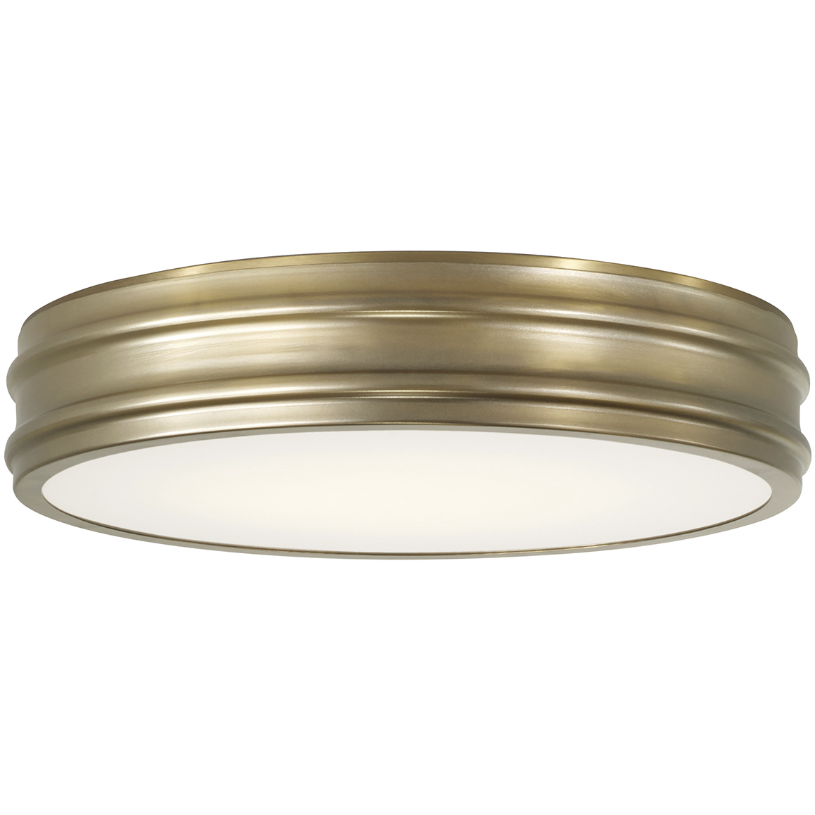 Capital Lighting 261111AD Vale LED 16 inch Aged Brass Flush Mount ...
