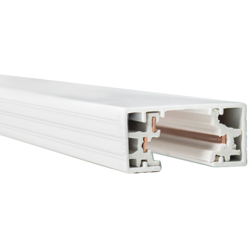WAC Lighting HT8-WT H Track 1 Light 120 White Track Component Ceiling Light