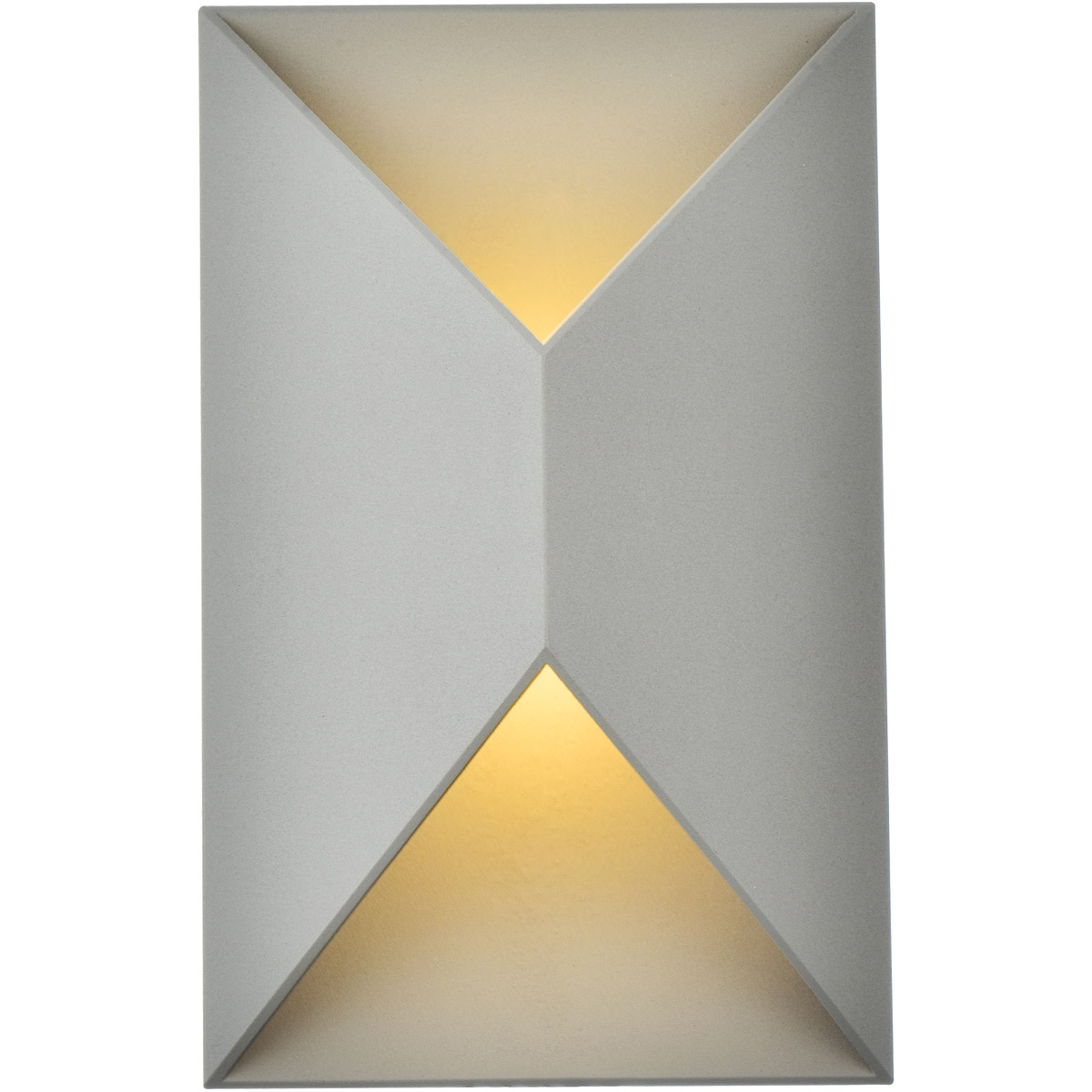 Living District LDOD4022S Raine 11 inch Silver Outdoor Wall Light
