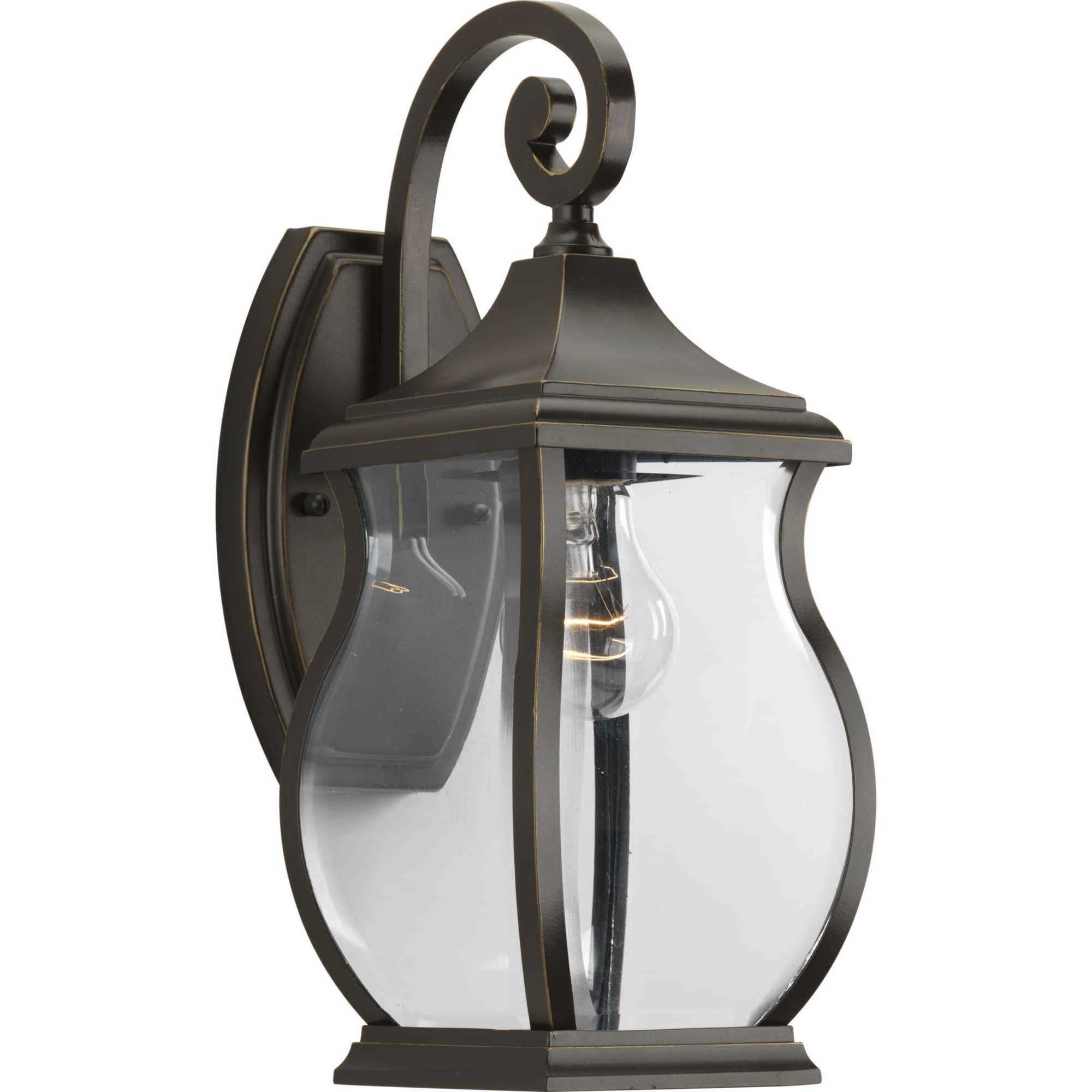 Progress P5692-108 Township 1 Light 15 inch Oil Rubbed Bronze Outdoor ...