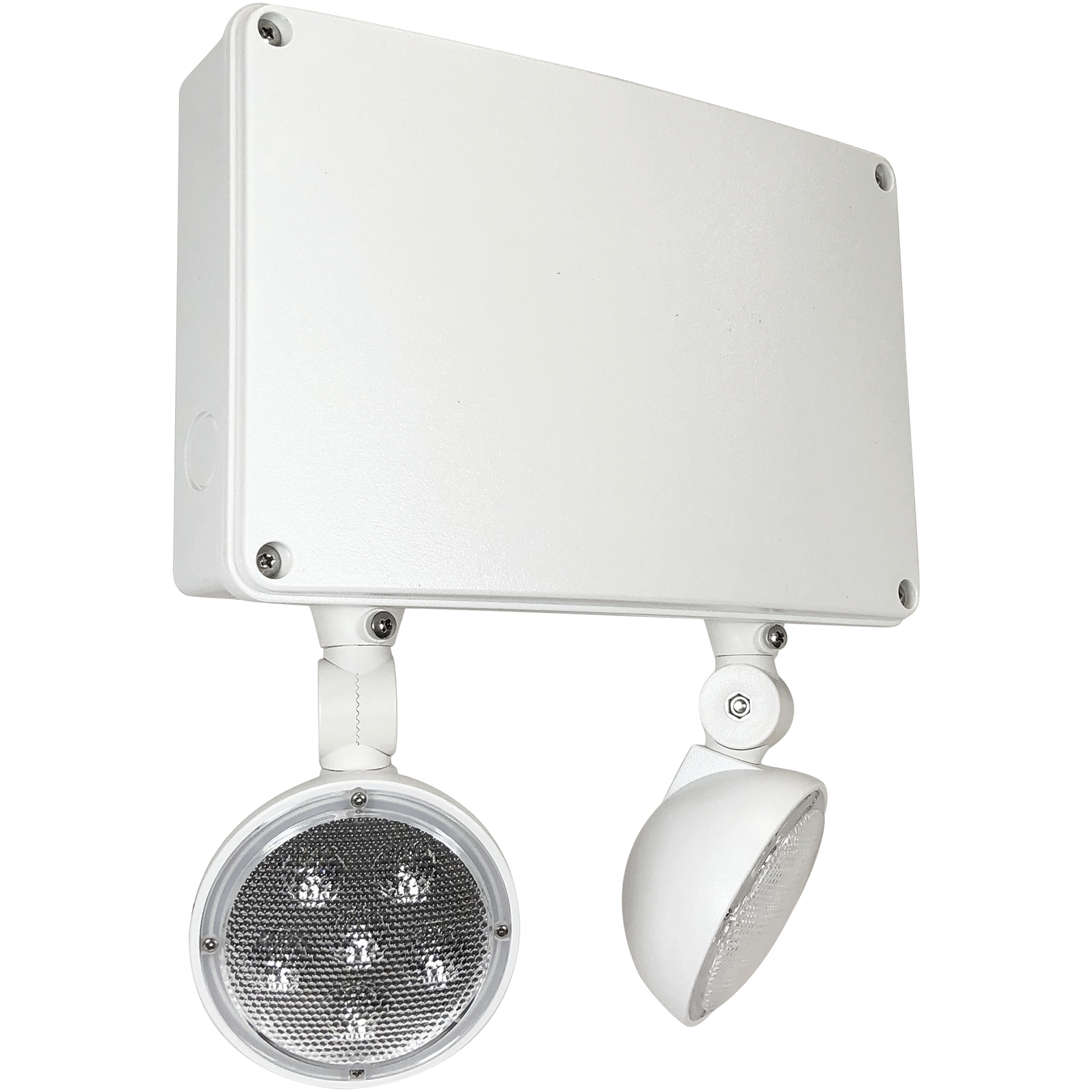 Nora Lighting NE-970 Self-Diagnostic 10 inch White 2-Head Waterproof ...
