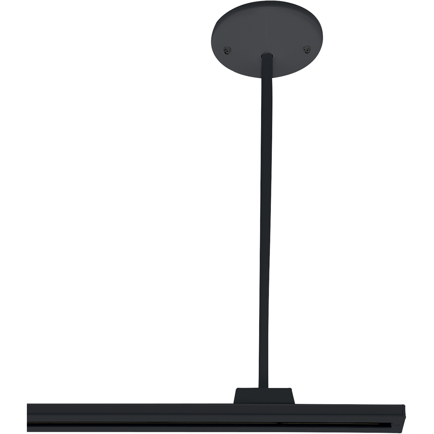 Nora Lighting NT-372B 1 or 2 Circuit Track 1 Light Black Pendant ...