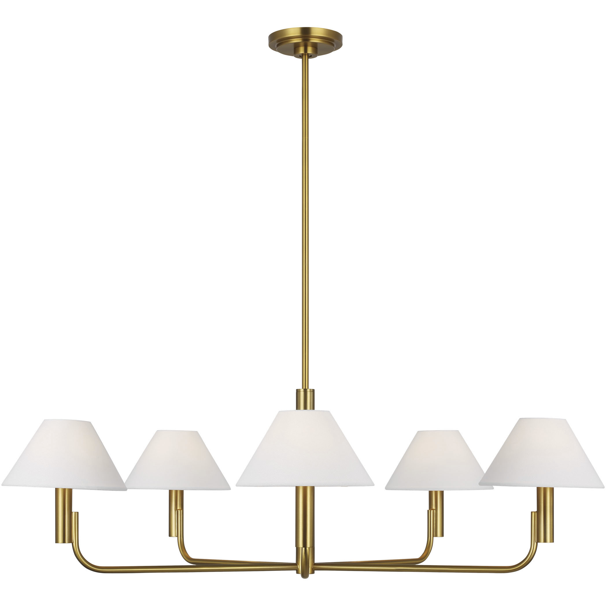 Visual Comfort Studio Collection SLC1005BBS Sean Lavin Colfax 5 Light ...