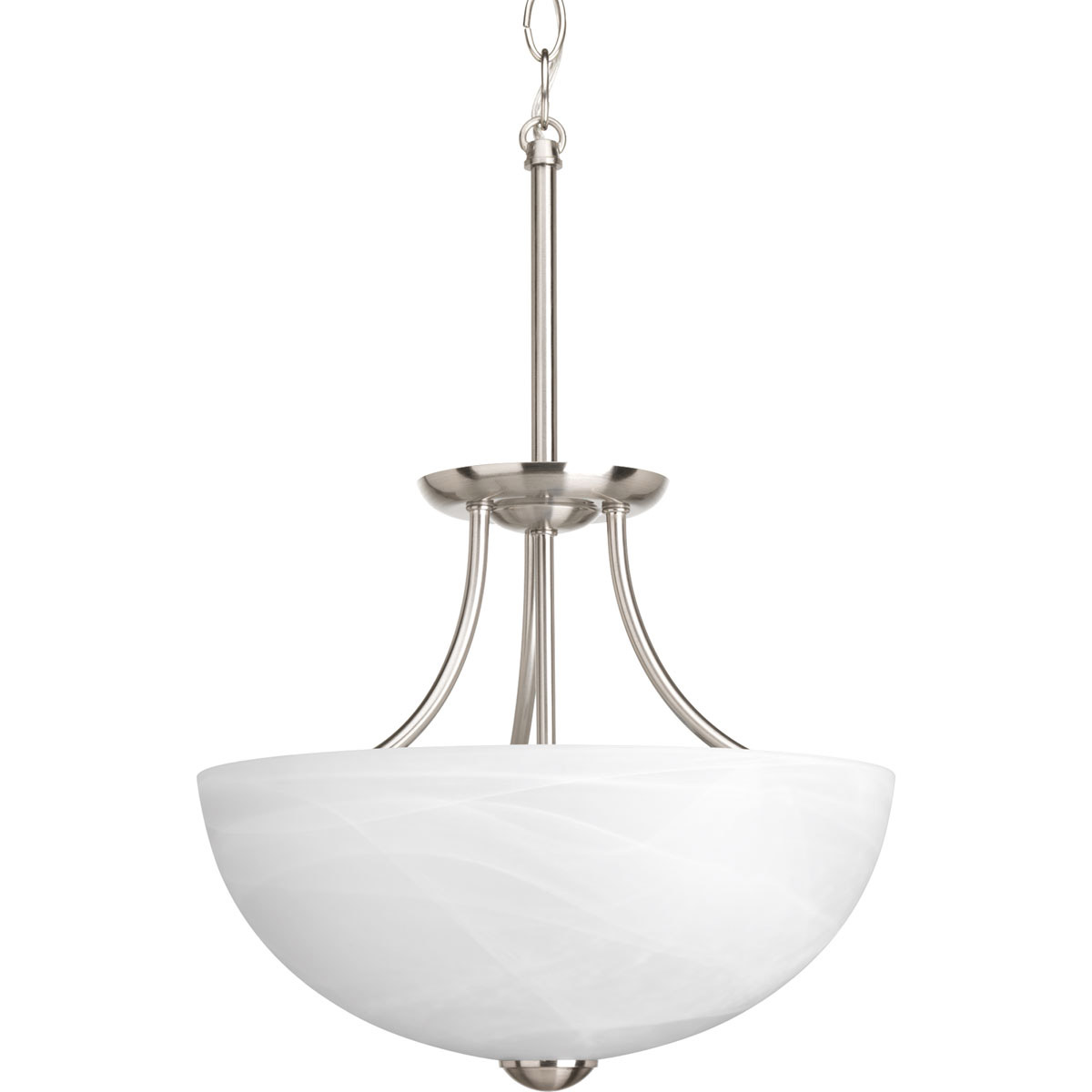 Progress P3425-09WB Random 2 Light 13 inch Brushed Nickel Close-to ...