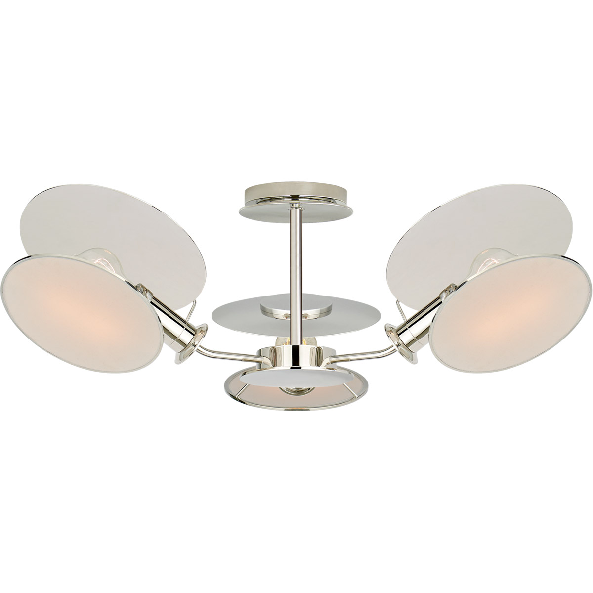 Visual Comfort Signature Collection | Visual Comfort TOB4290PN-L Thomas O'Brien Osiris 3 Light ...