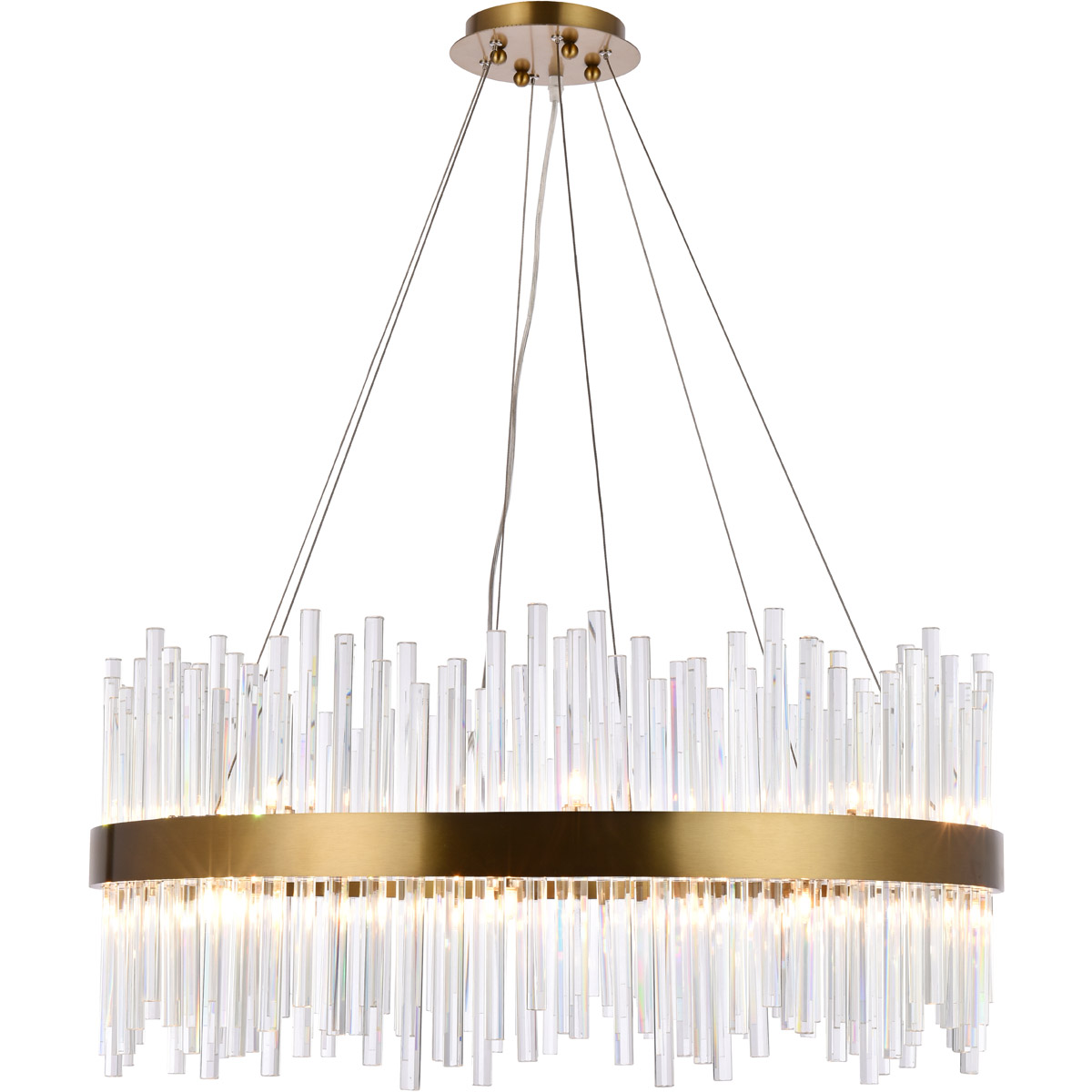 Elegant Lighting 3000D32G Dallas 18 Light 32 inch Gold Chandelier ...