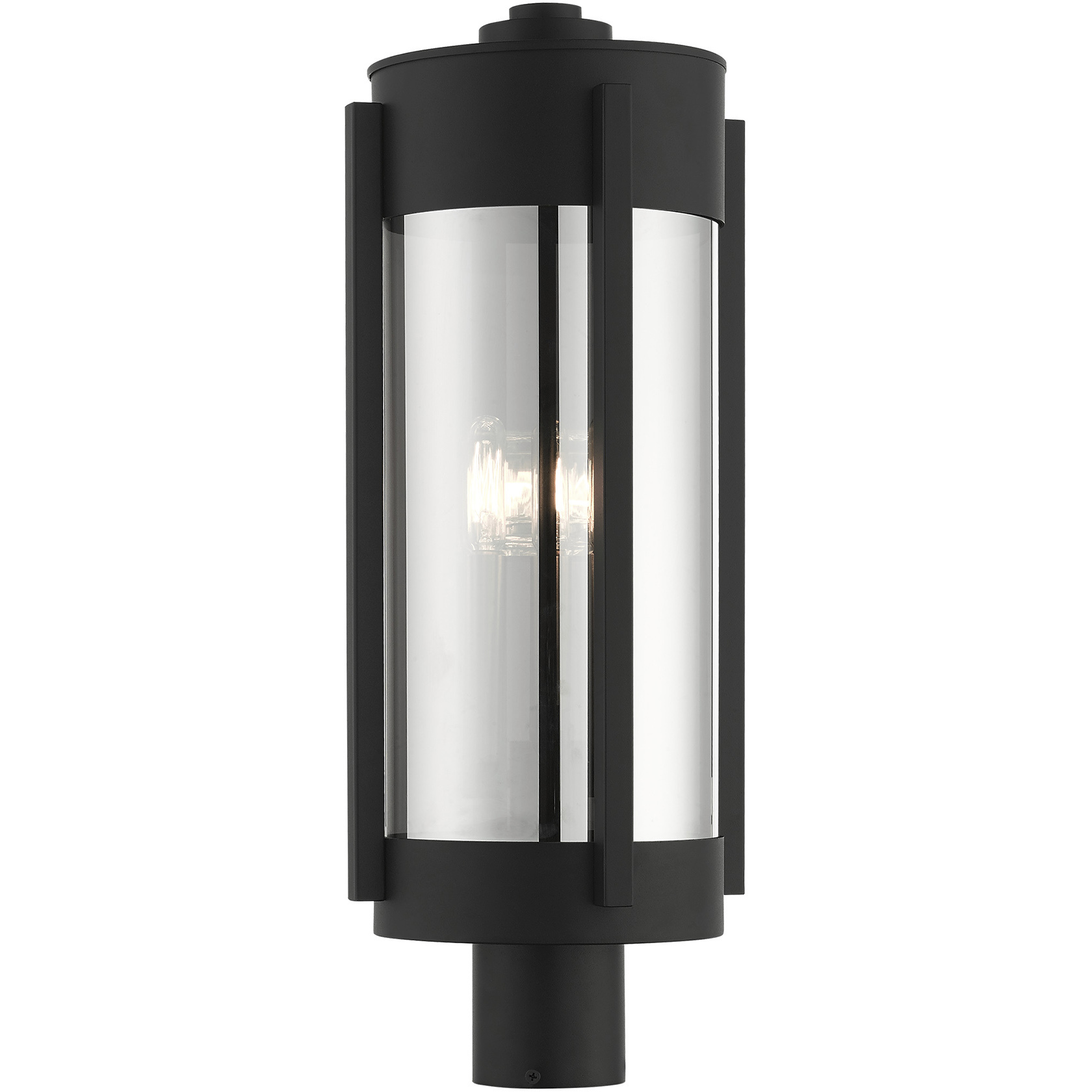 Livex 22387-04 Sheridan 3 Light 22 inch Black with Brushed Nickel ...