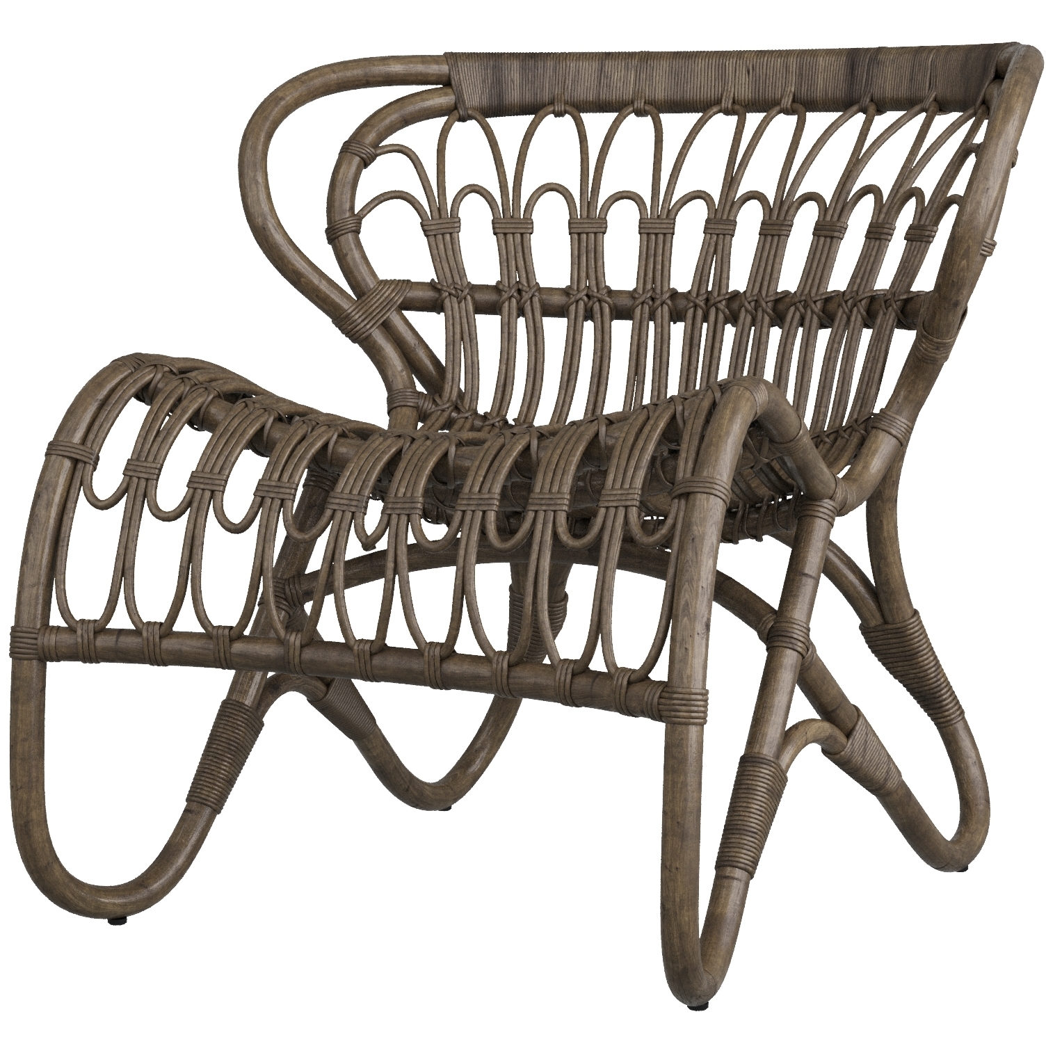 Arteriors 5753 Rayna Gray Wash Lounge Chair