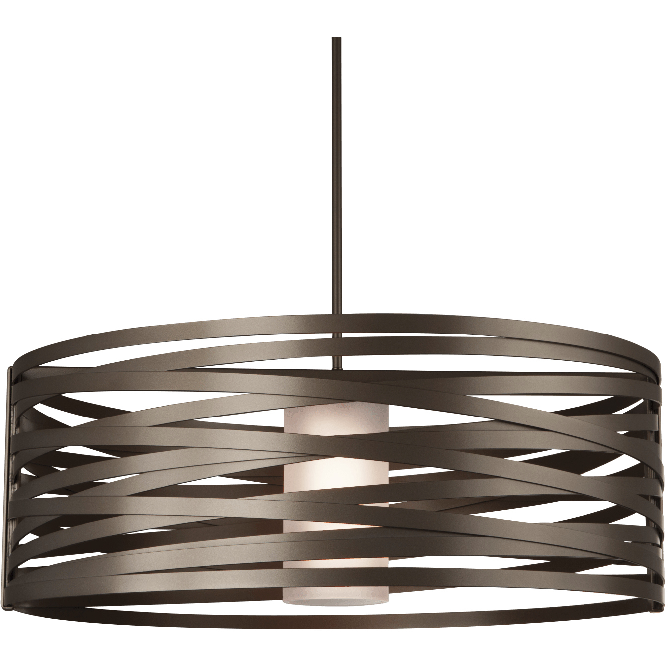 Tempest 1 Light 30.2 inch Flat Bronze Chandelier Ceiling Light in ...