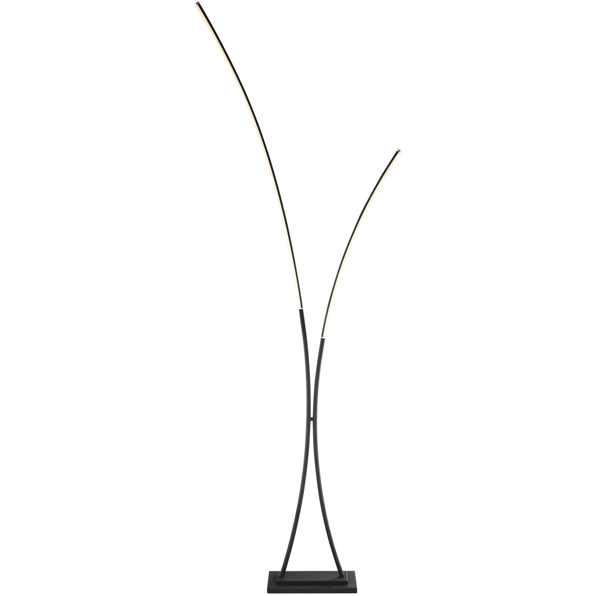 Lite Source LS-83825BLK Monita 85 inch 20 watt Black Floor Lamp ...