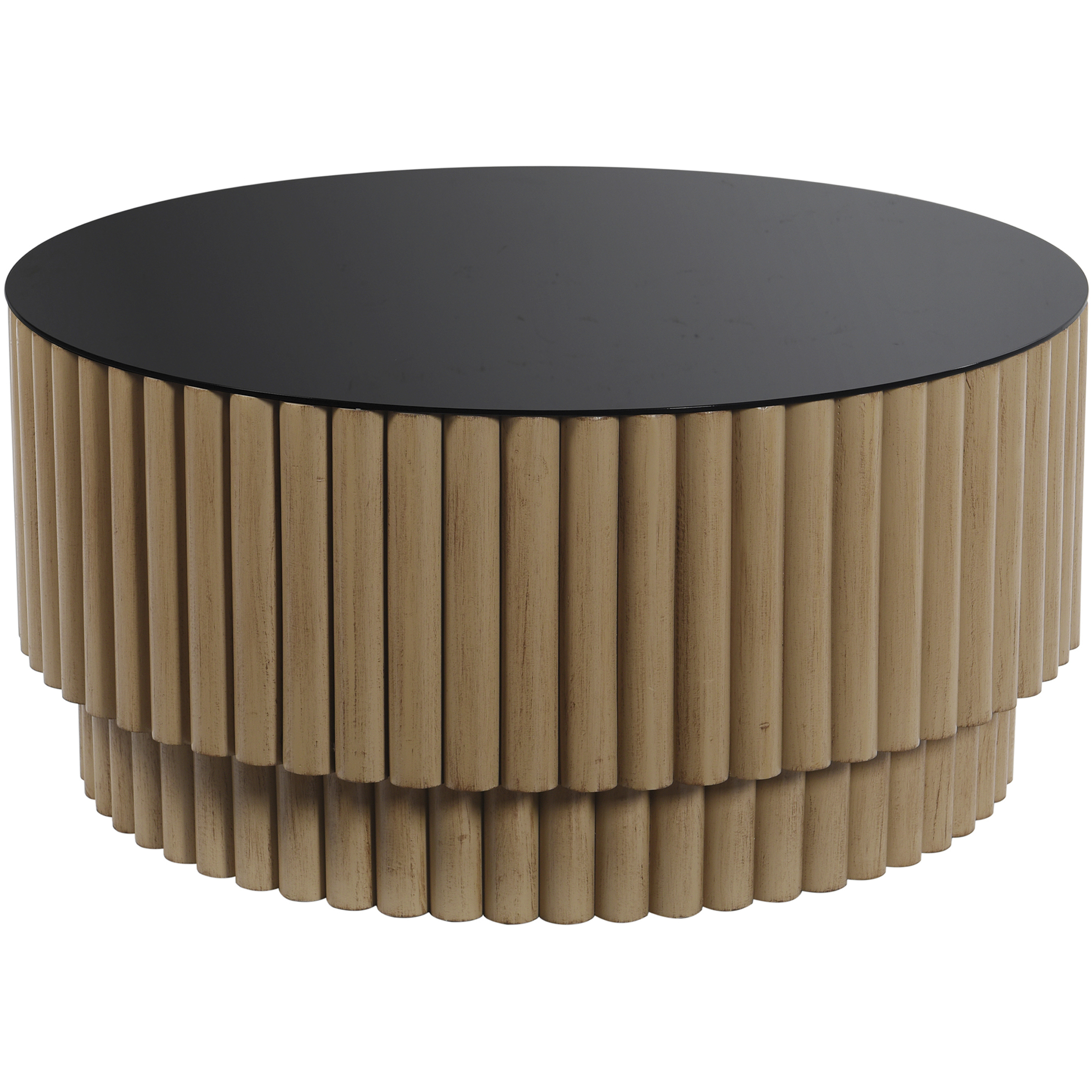 StyleCraft Home Collection SF26577DS Fluted Barrel 36 inch Natural ...