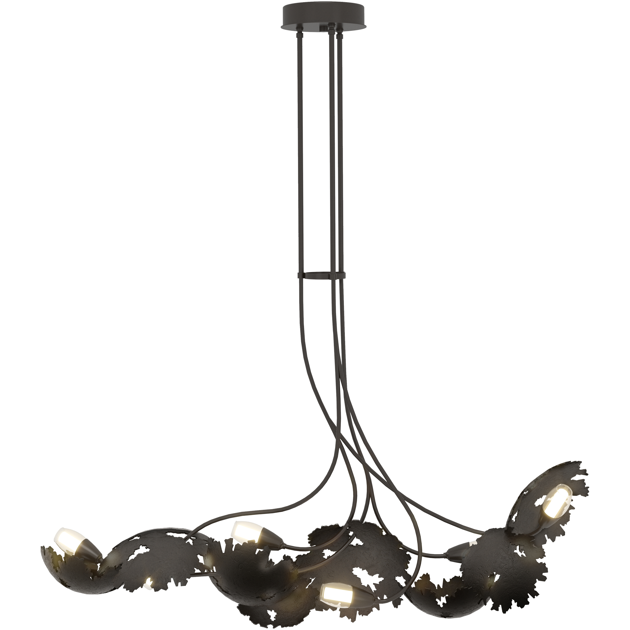 Hubbardton Forge 131097-1004 Pangea LED 48.2 inch Oil Rubbed Bronze ...