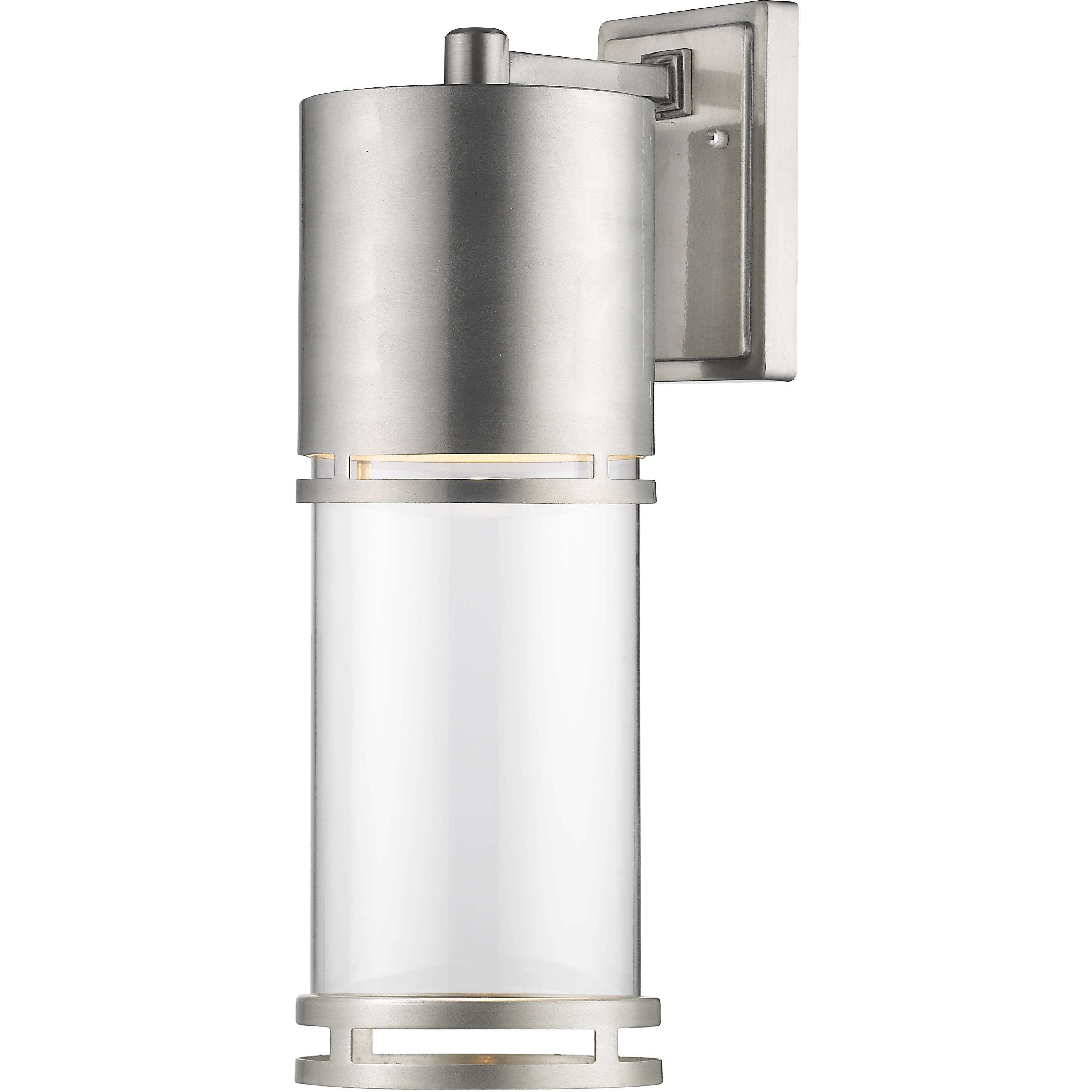 Z-Lite 553B-BA-LED Luminata Outdoor Wall Light in Brushed Aluminum