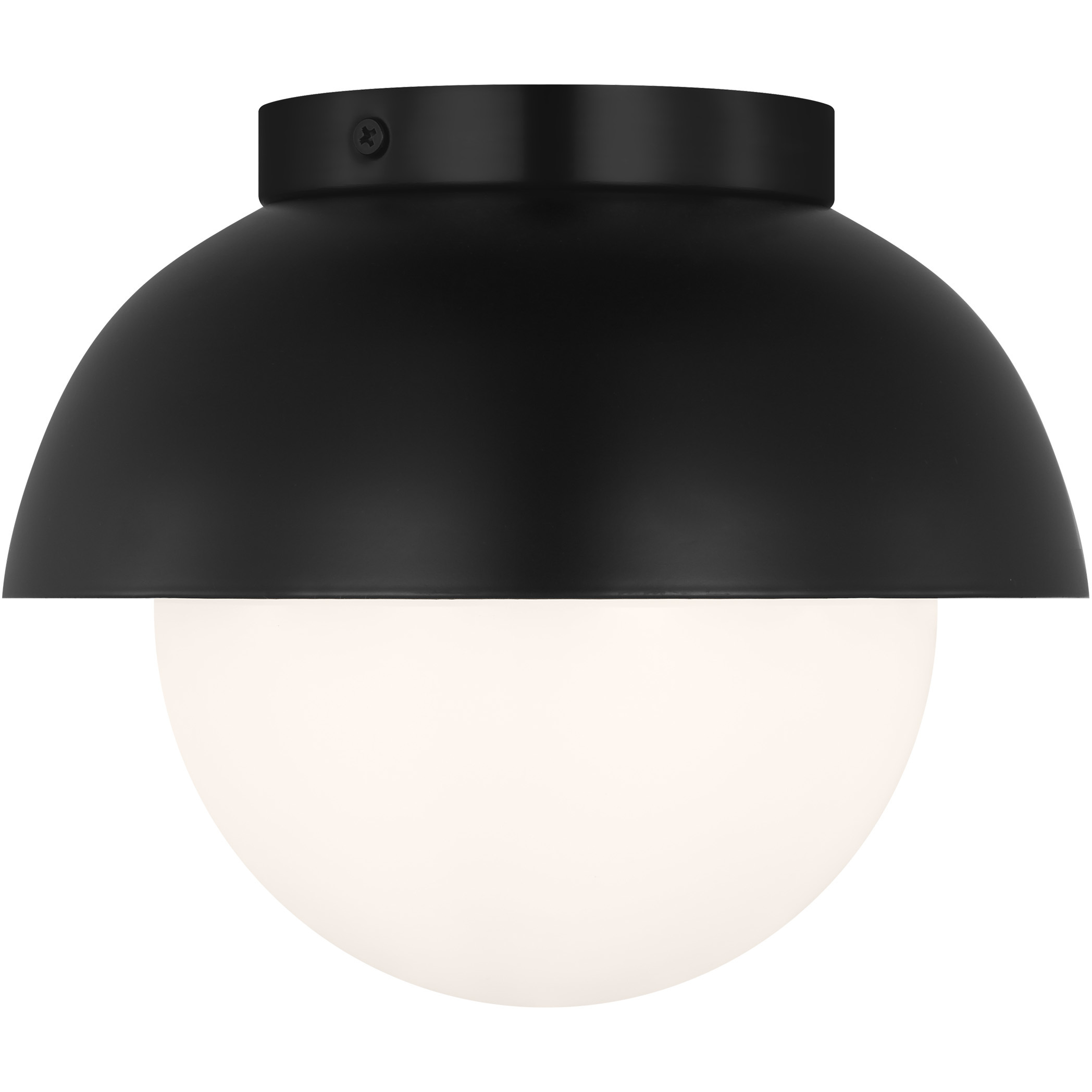 Drew & Jonathan Hyde 1 Light 8 inch Midnight Black Flush Mount Ceiling ...