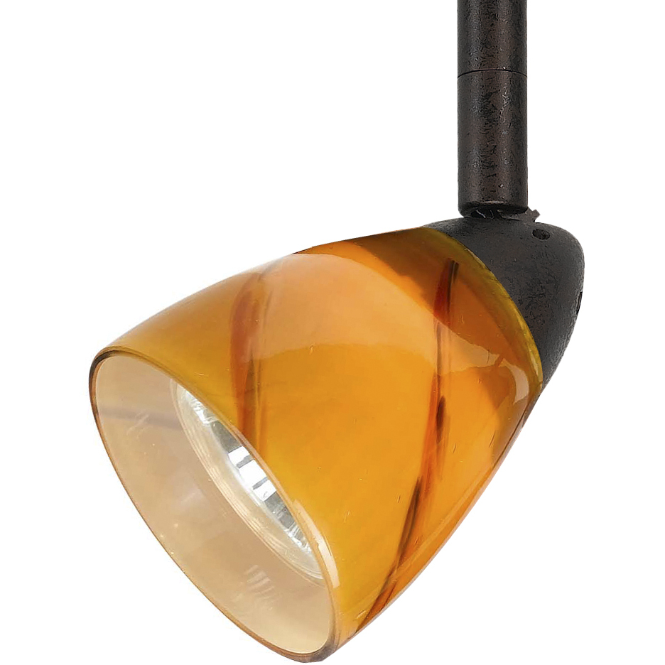 Cal Lighting HT-954-DB/YELS Serpentine 1 Light 120V Dark Bronze Track ...