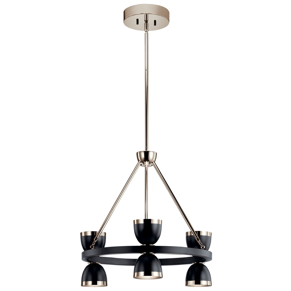 Kichler 52417BKLED Baland LED 22 inch Black Chandelier Ceiling Light, 1 ...