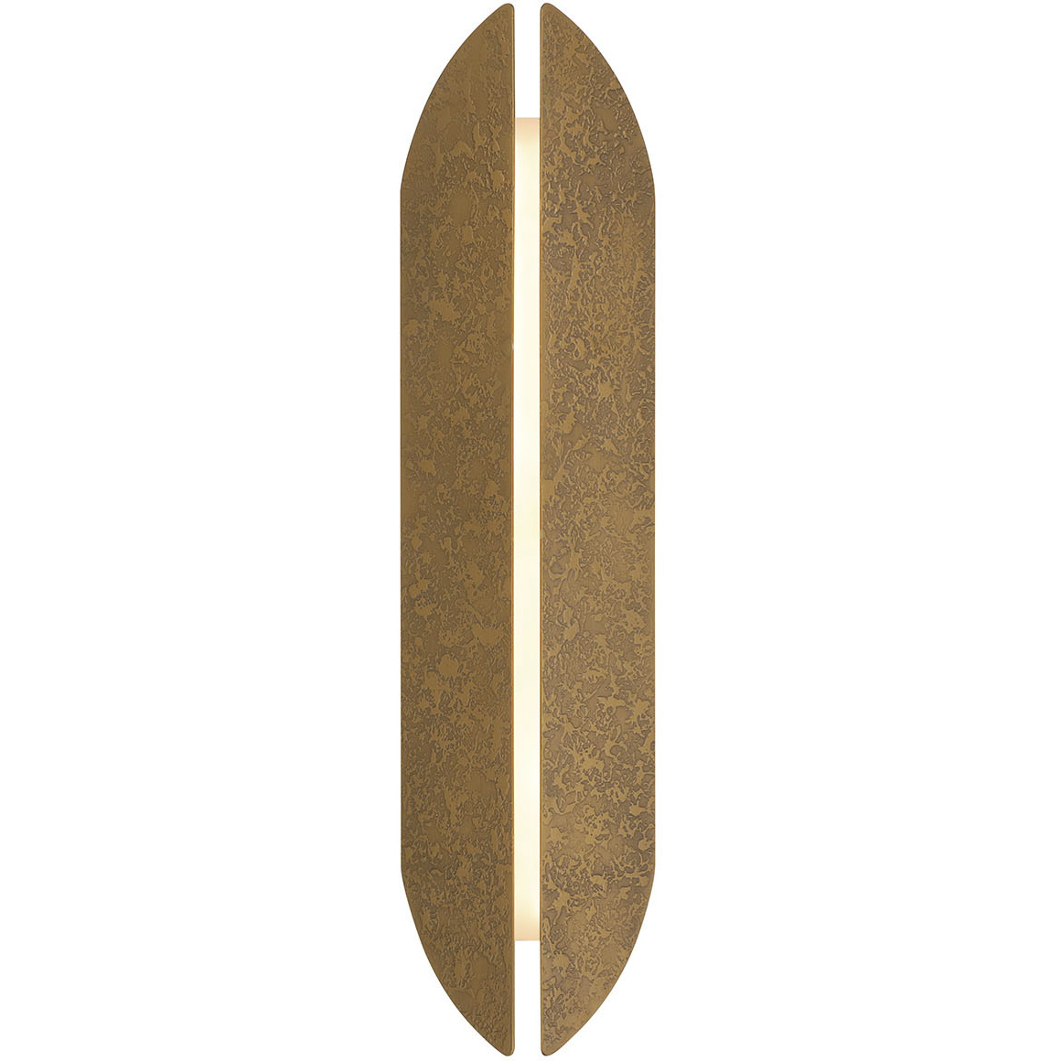 Eurofase 49014-013 Inntra 1 Light 24 inch Brass Outdoor Wall Sconce