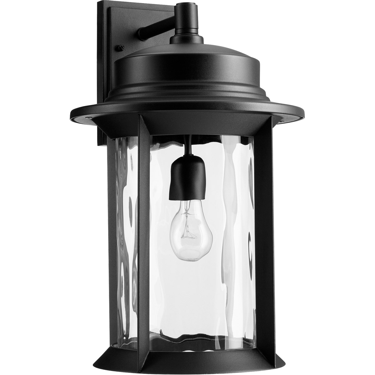 Quorum 7246-11-69 Charter 1 Light 19 inch Noir Outdoor Wall Lantern ...