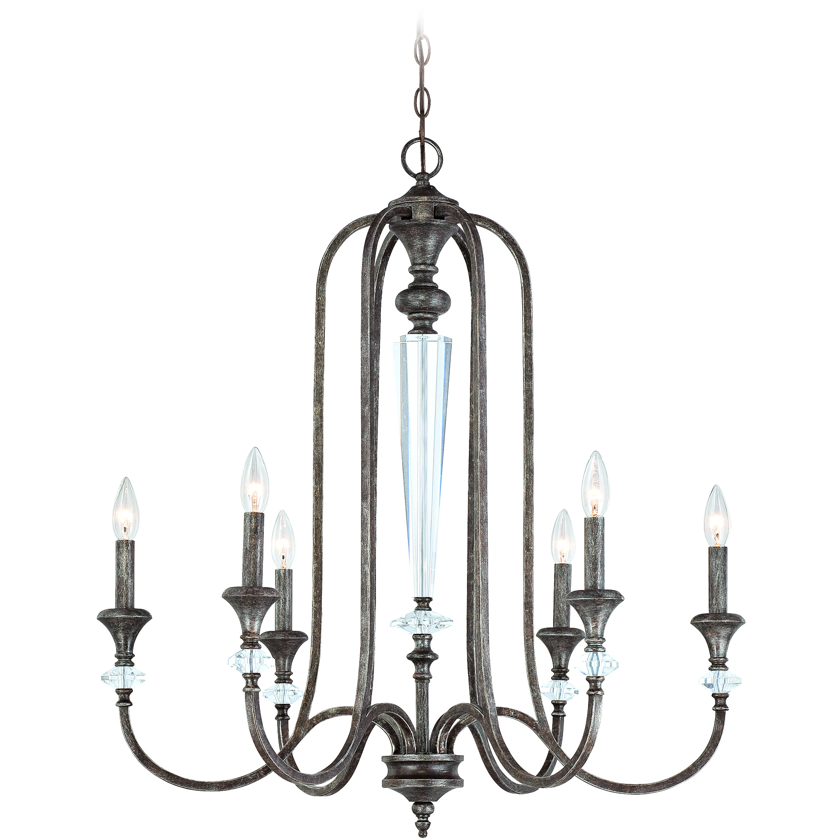Craftmade | Jeremiah 26726-MBS Boulevard 6 Light 29.37 inch Mocha ...