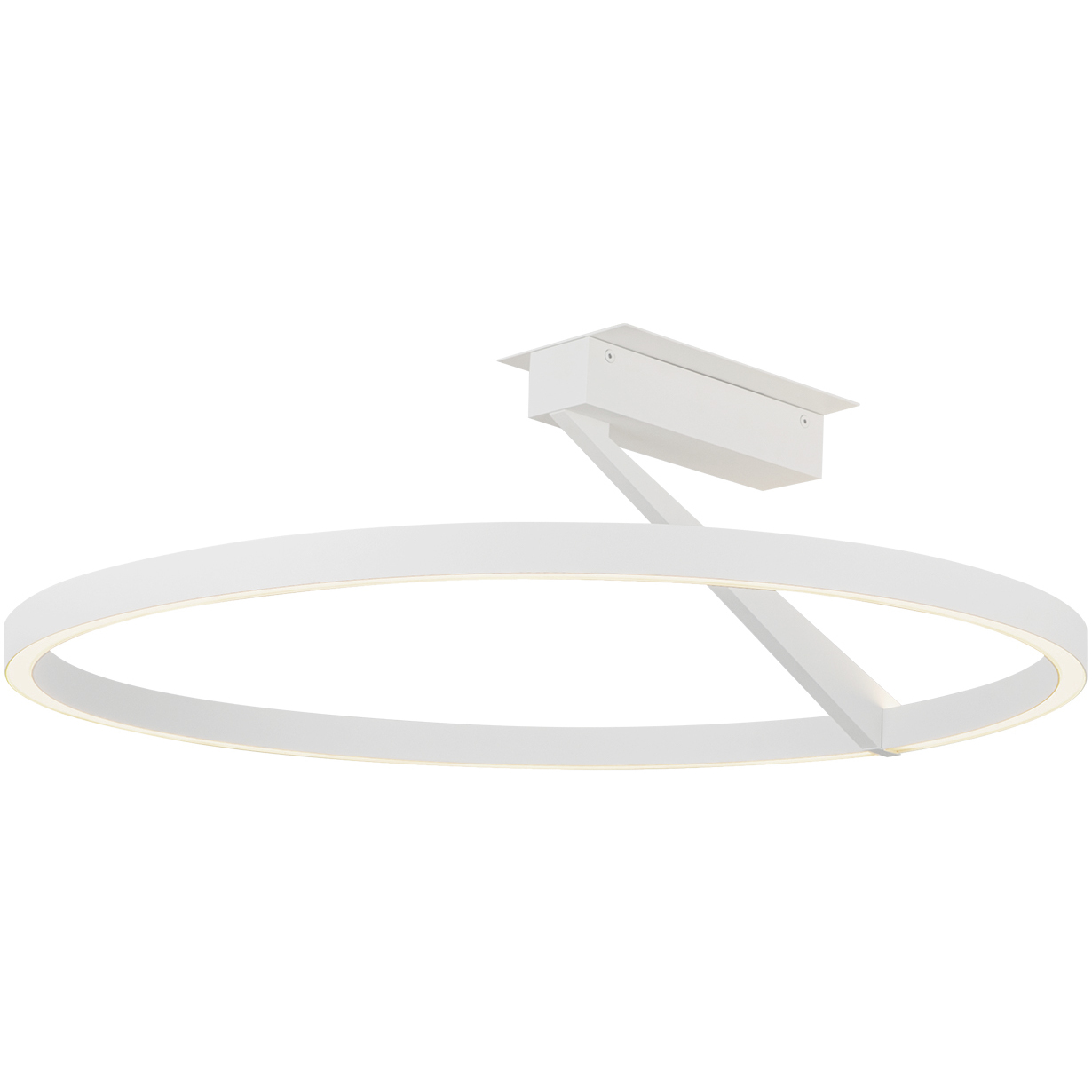 Roda LED 23.63 inch White Semi-Flush Mount Ceiling Light
